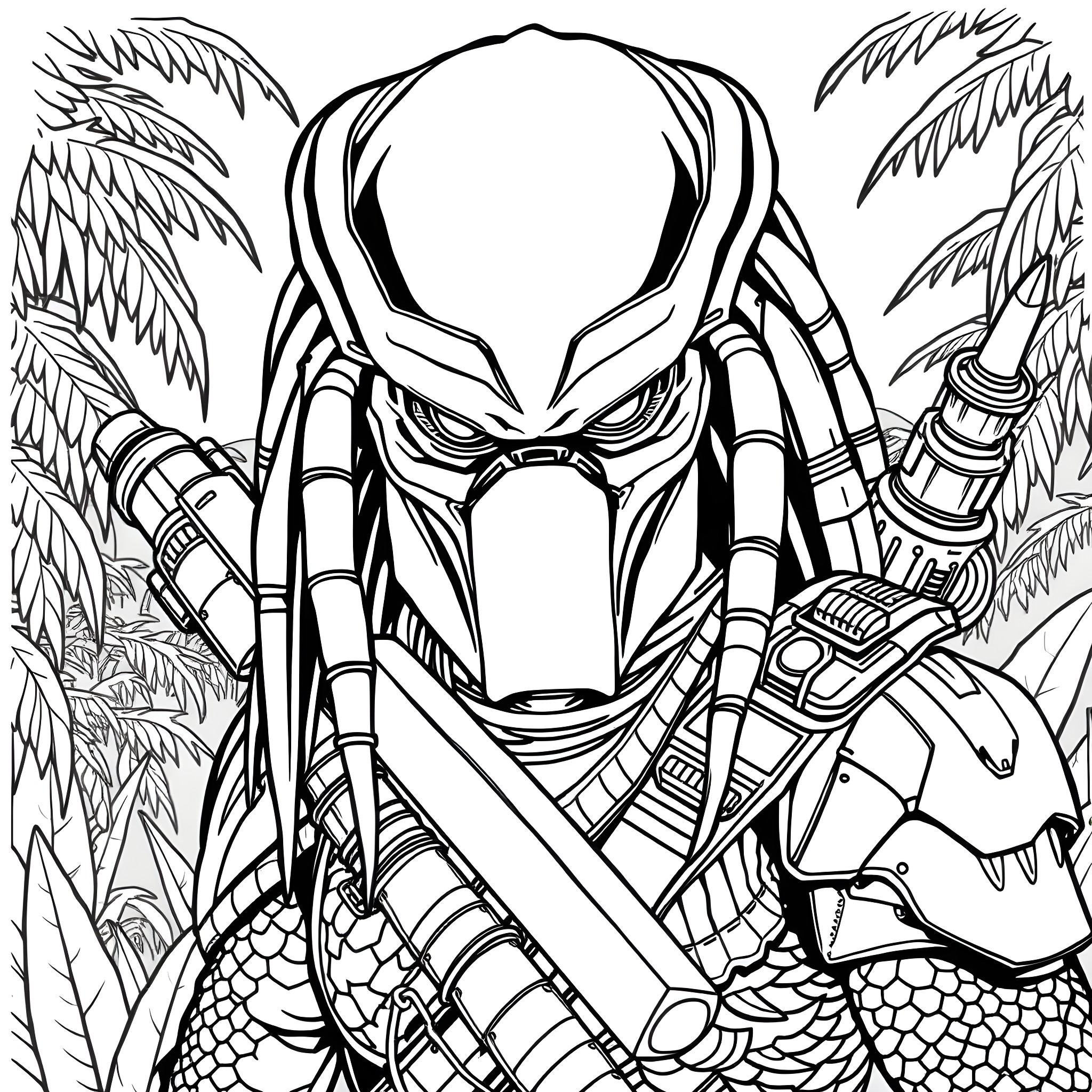 Best Predator Coloring Pages (Free Printable PDF)