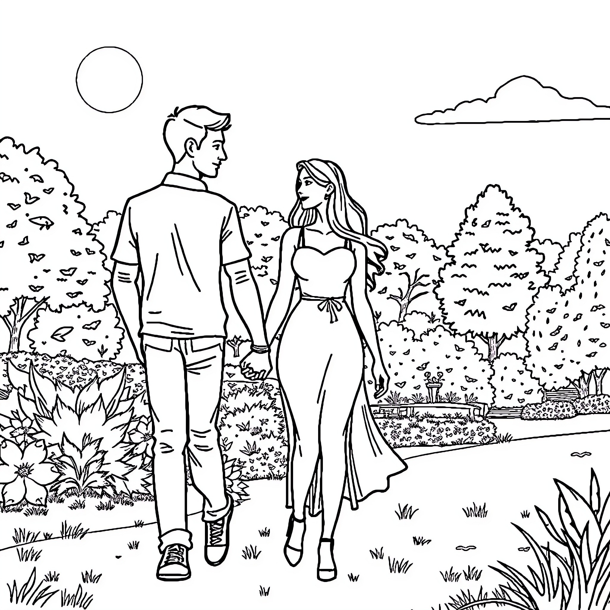 408 Best Couple Coloring Pages (Free Printable PDFs)