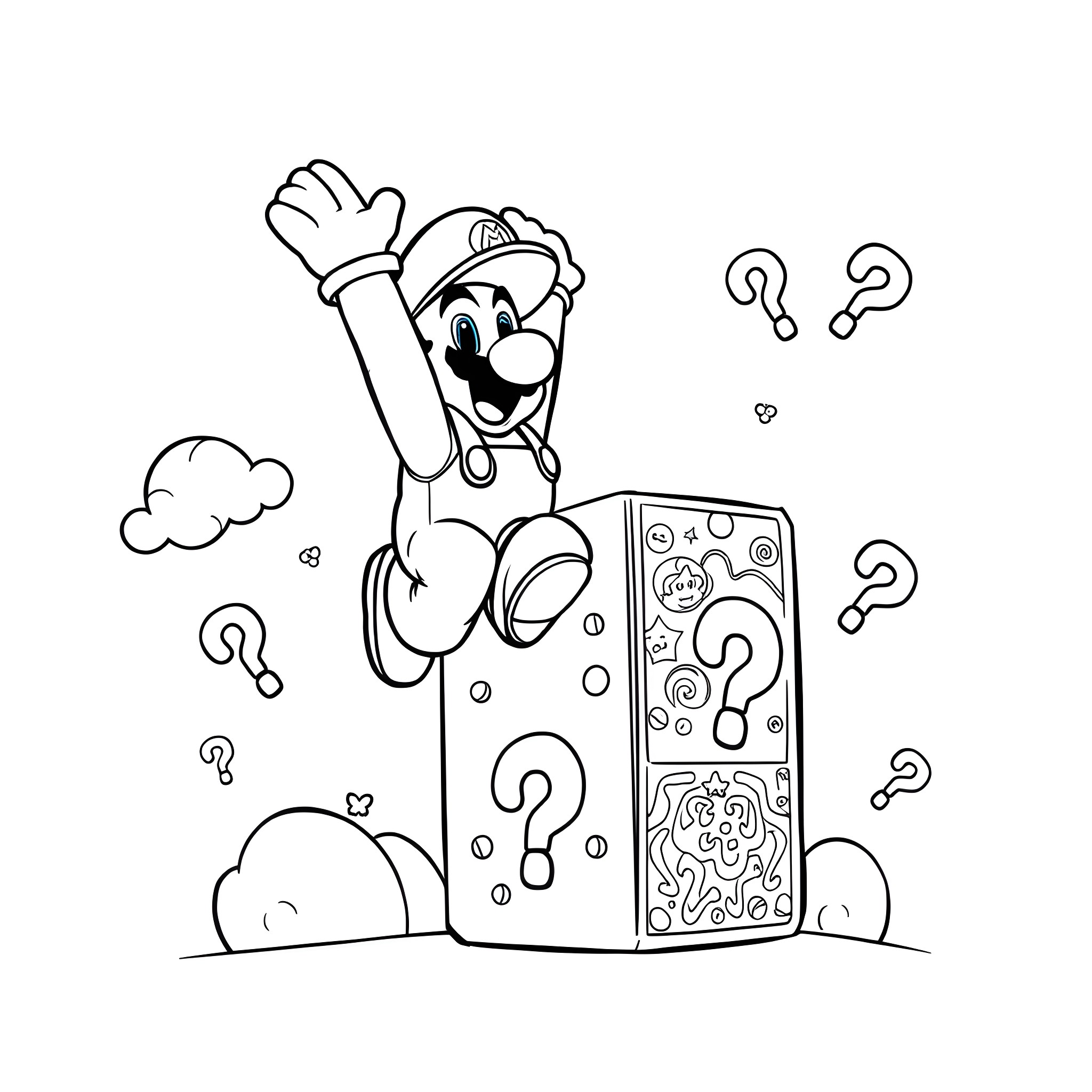 632 Best Mario Coloring Pages (Free Printable PDFs)