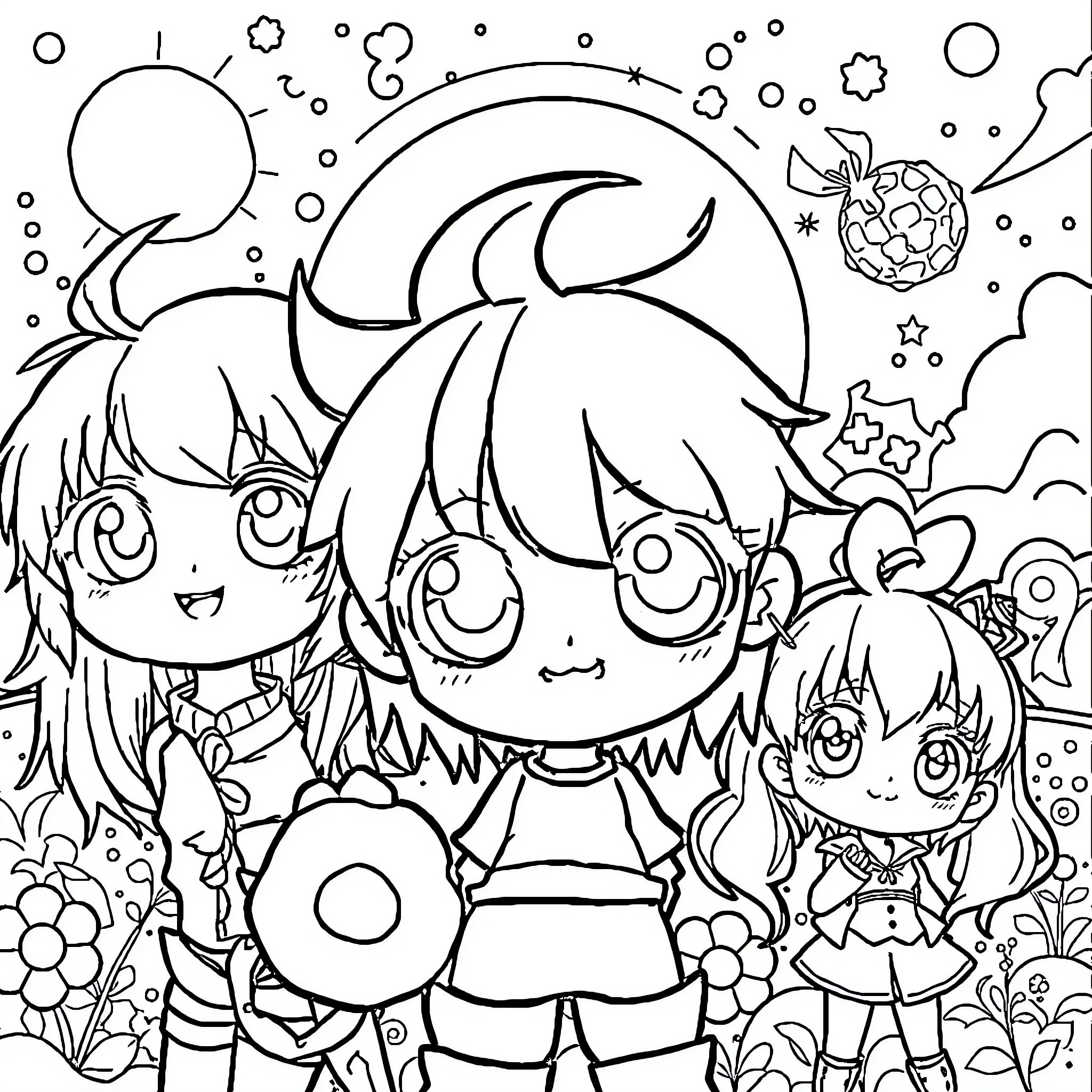 134 Best Anime Coloring Pages (Free Printable PDFs)