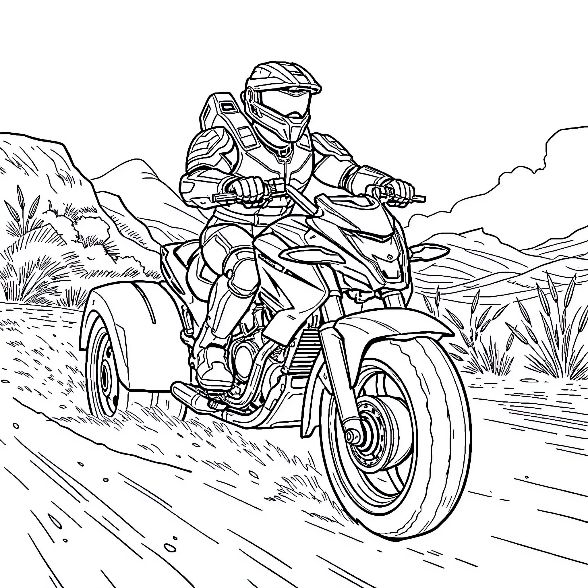 Best Halo Master Chief Coloring Pages (Free Printable PDF)