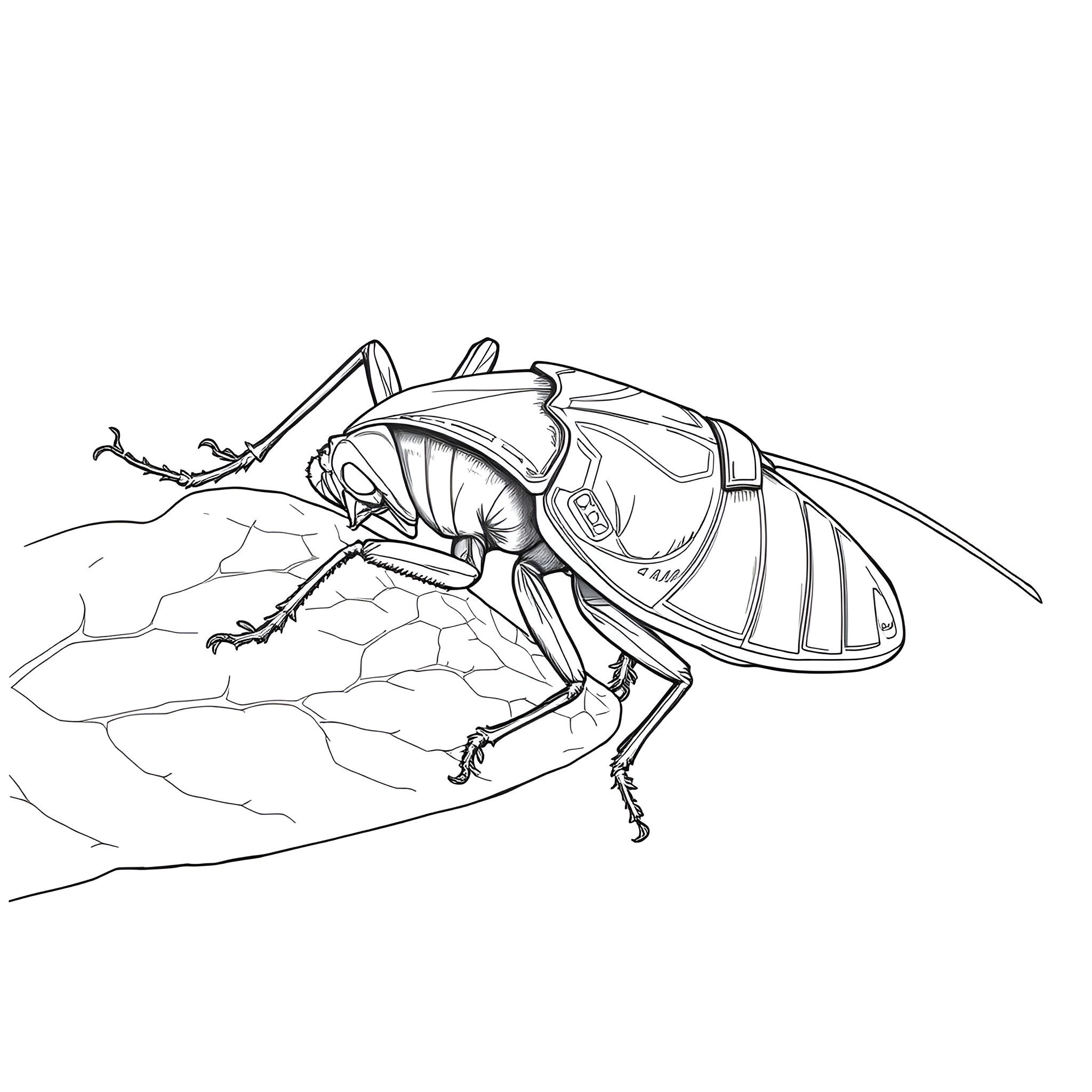54 Best Cockroach Coloring Pages (Free Printable PDFs)