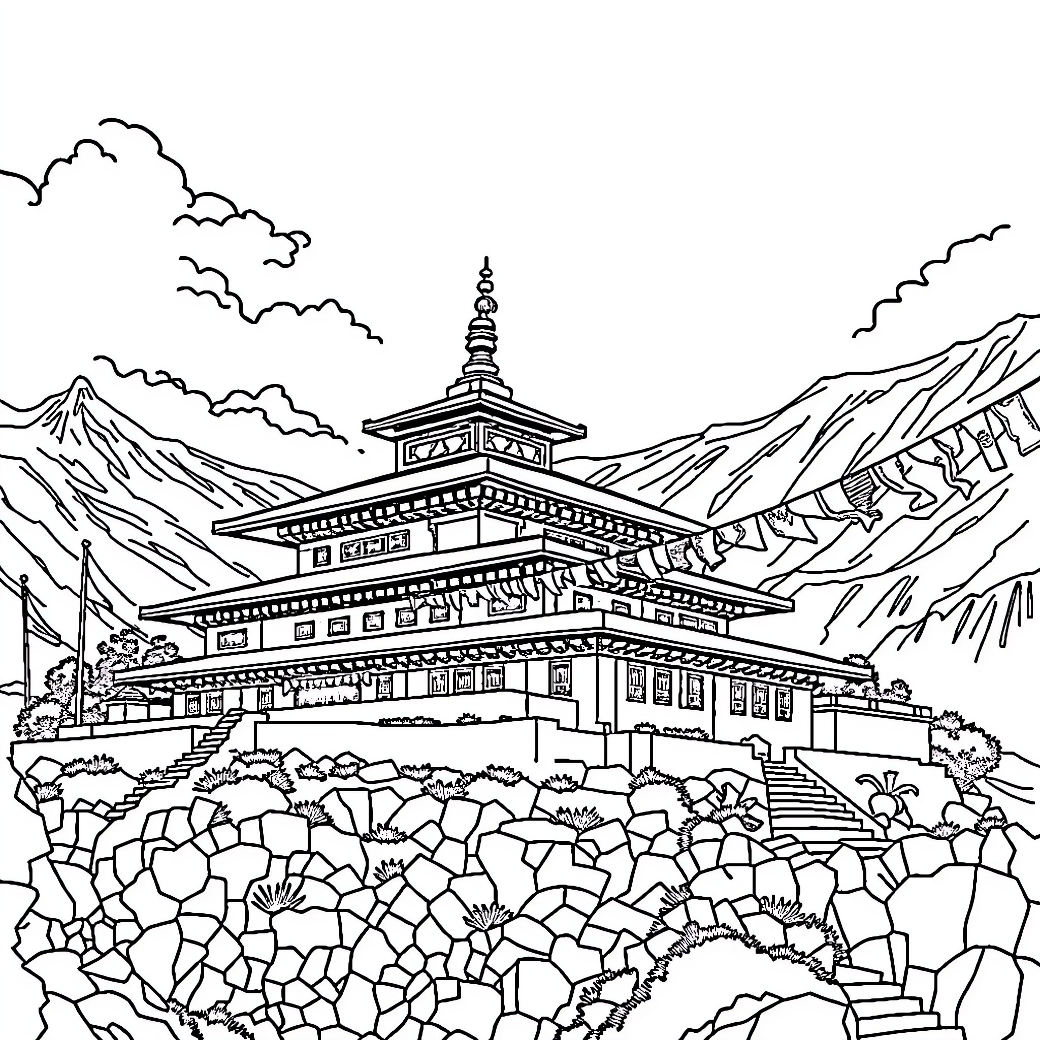 Best Monastery Coloring Pages (Free Printable PDF)