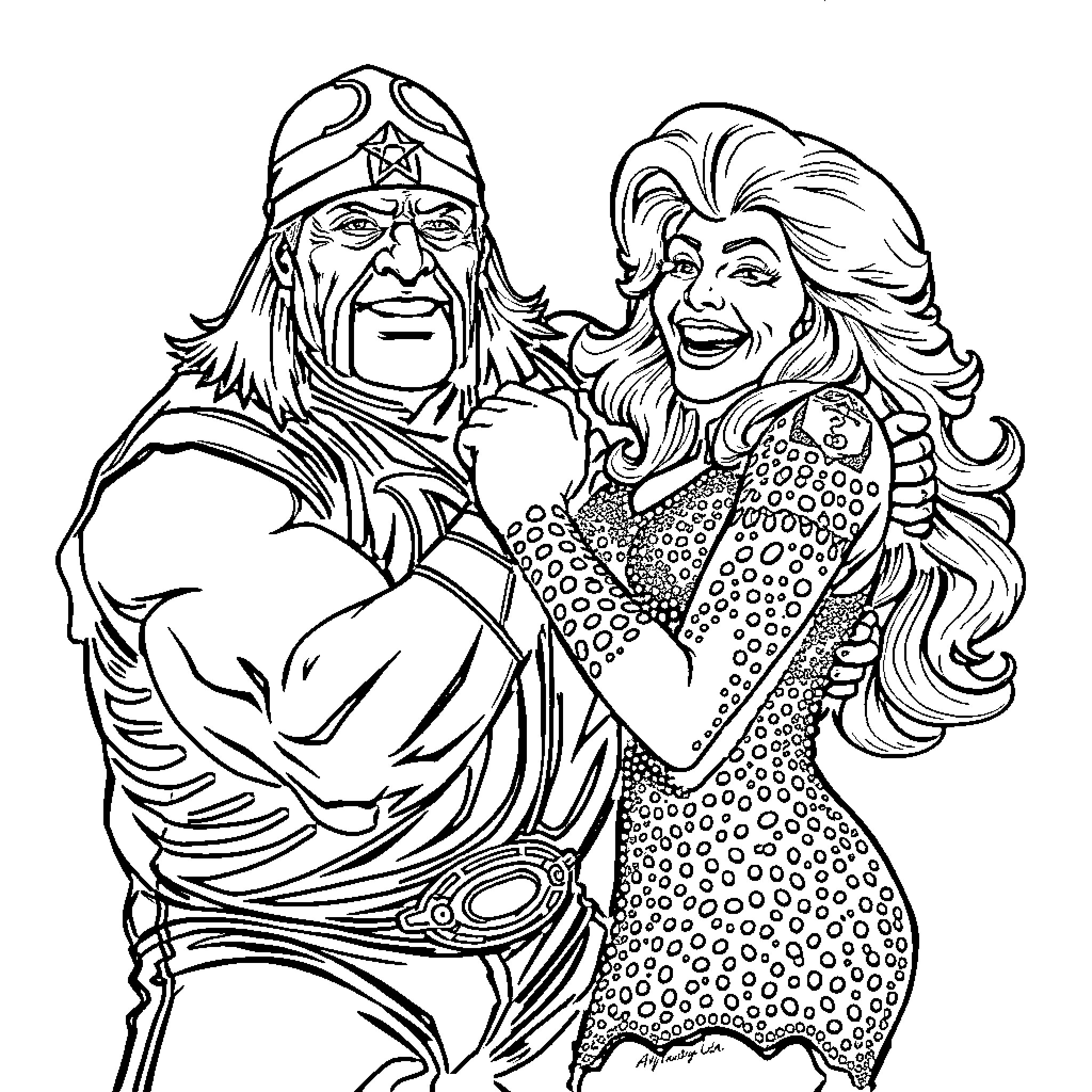 Best Hulk Hogan Coloring Pages (Free Printable PDF)