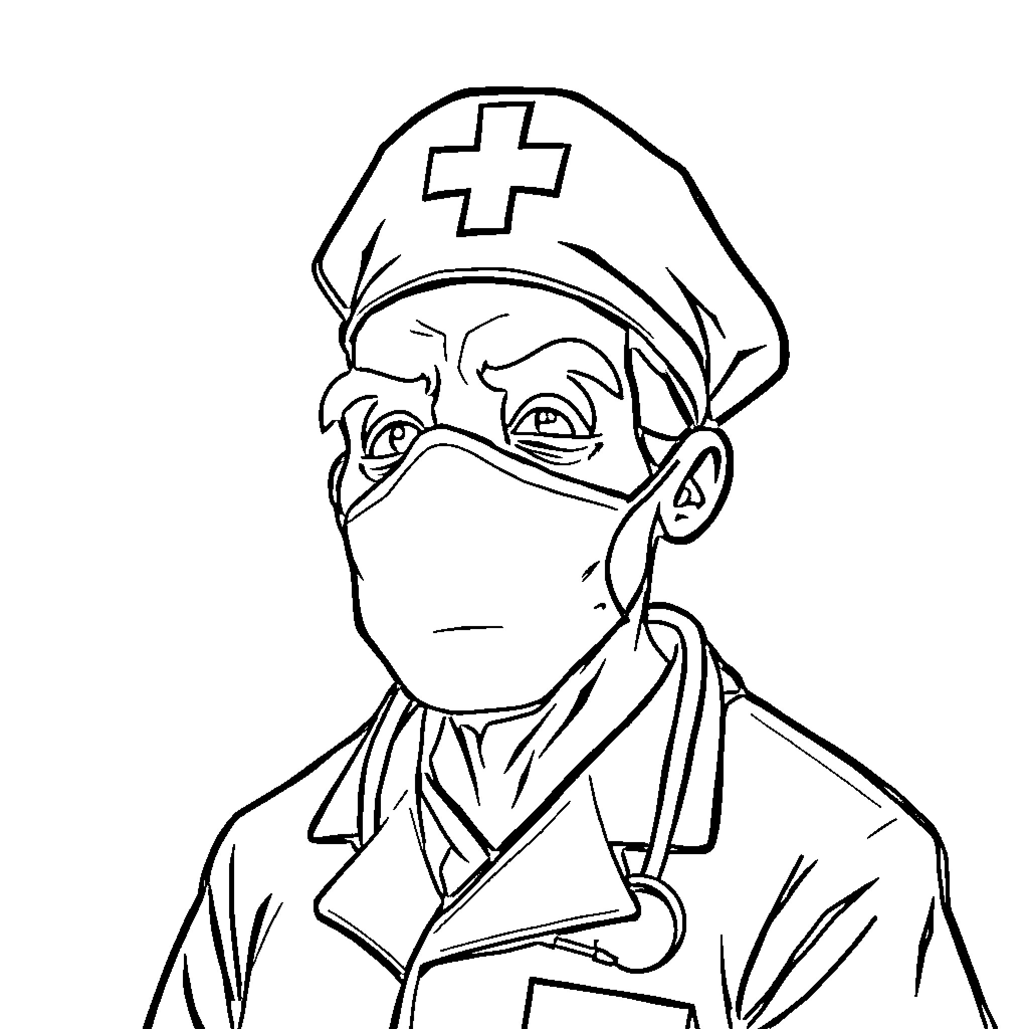 Best Doctor Hat Coloring Pages (Free Printable PDF)