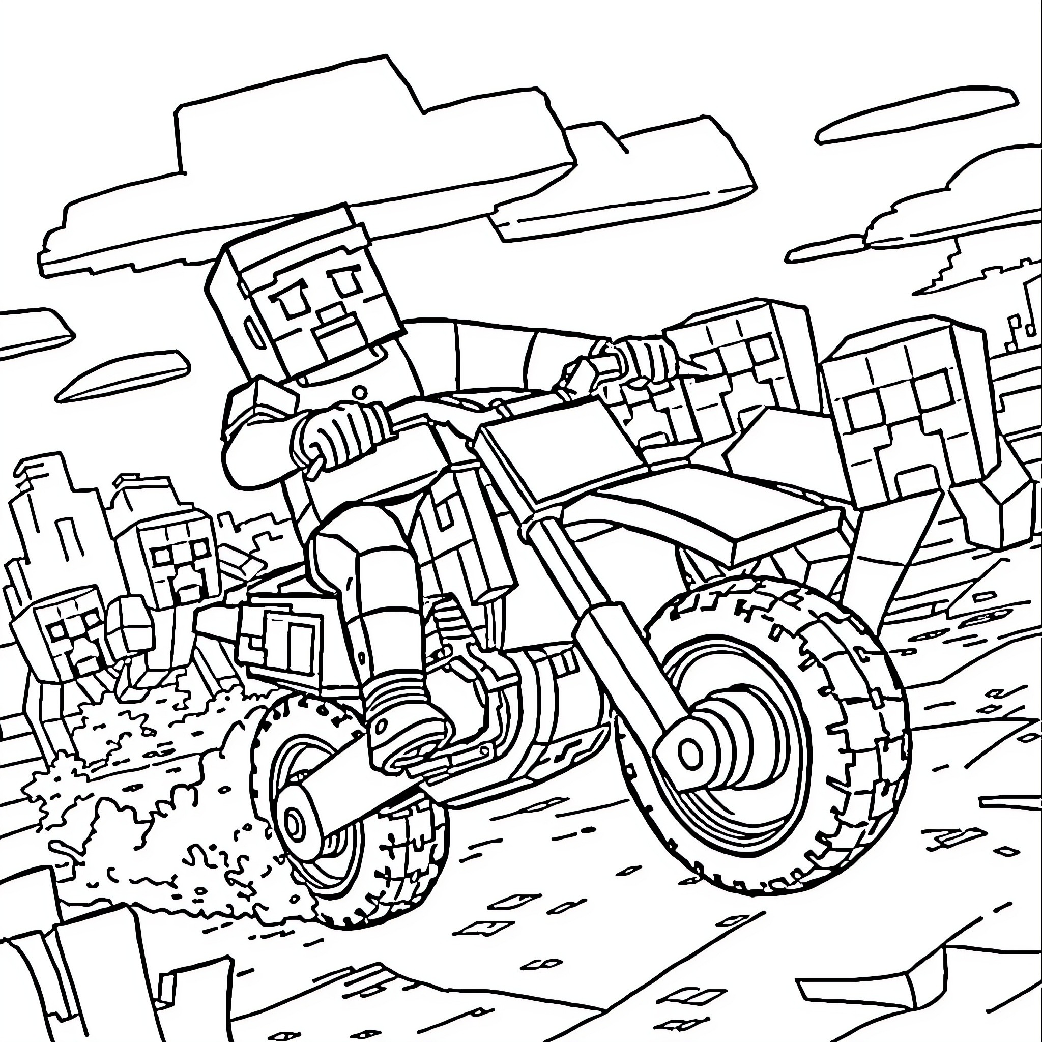 Best Minecraft Steve Coloring Pages (Free Printable PDF)