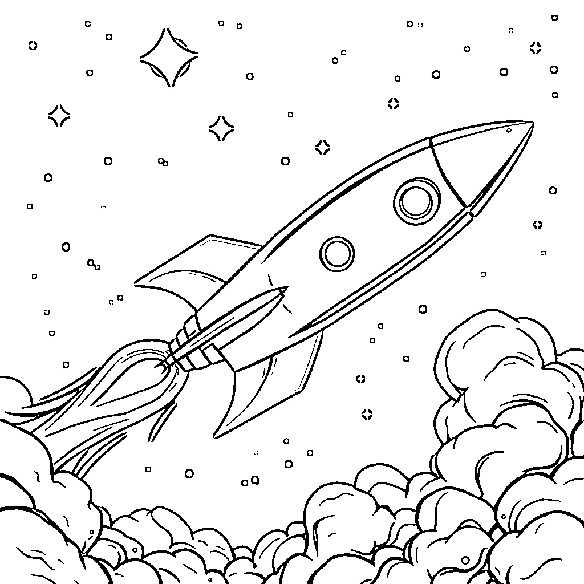 Best Rocketship Coloring Pages (Free Printable PDF)
