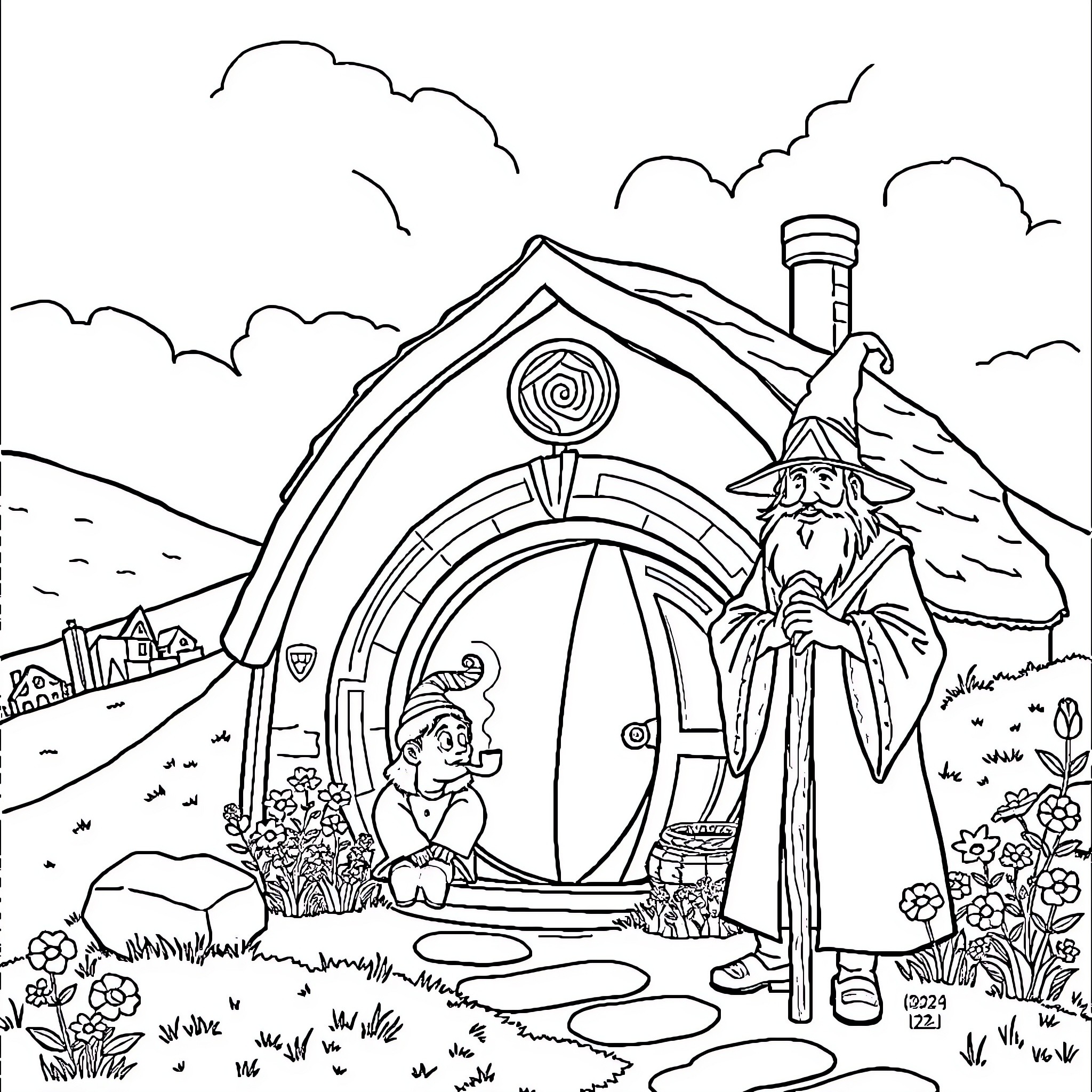 Best Hobbit Coloring Pages (Free Printable PDF)