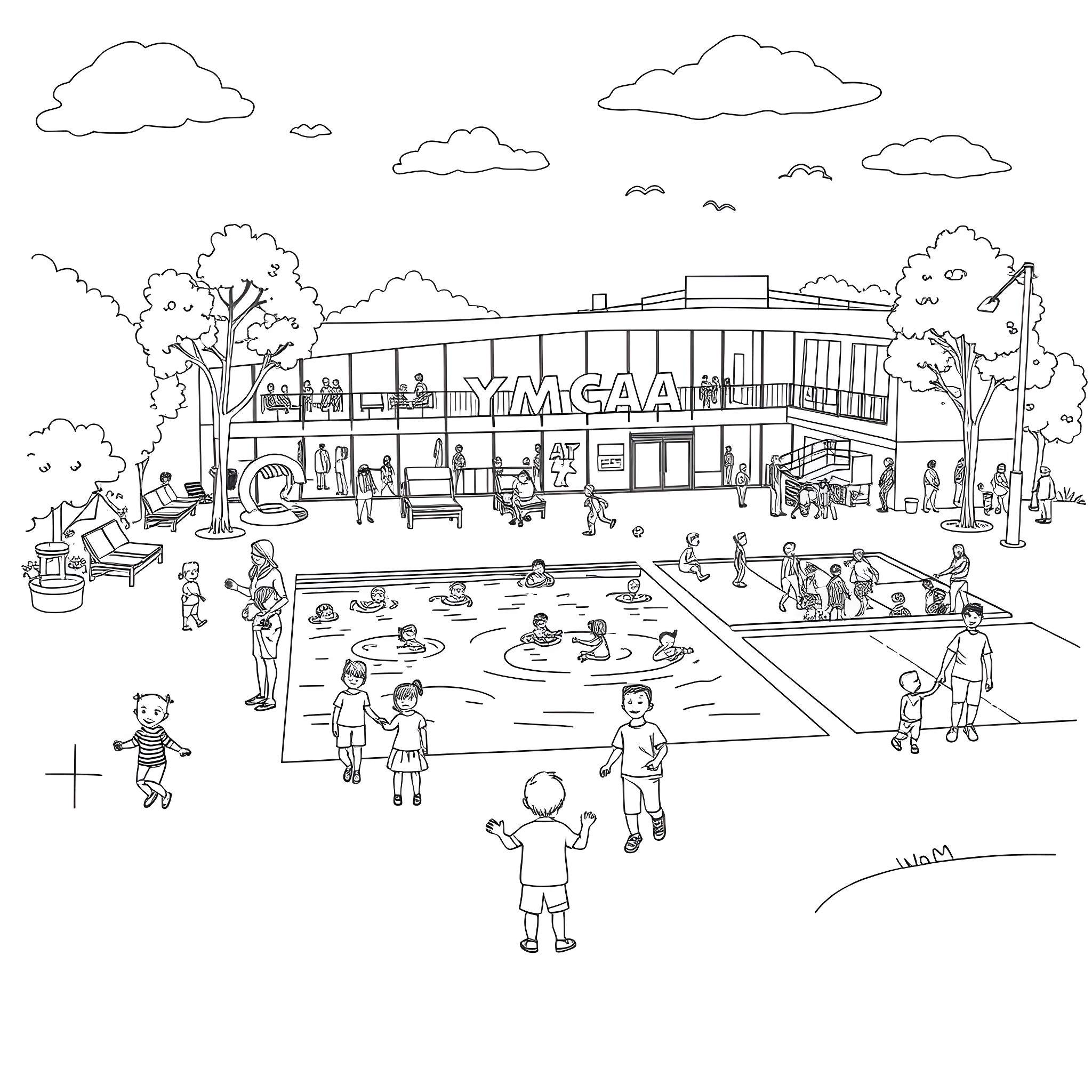 14 Best YMCA Coloring Pages (Free Printable PDFs)