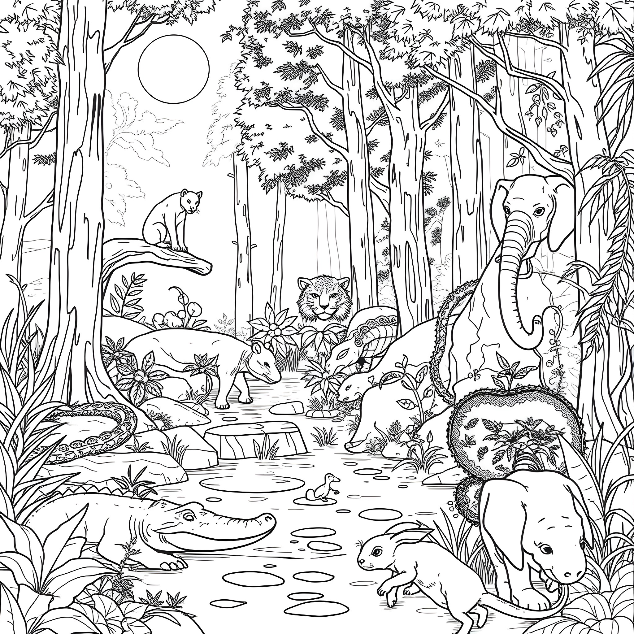 138 Best Animal Coloring Pages (Free Printable PDFs)