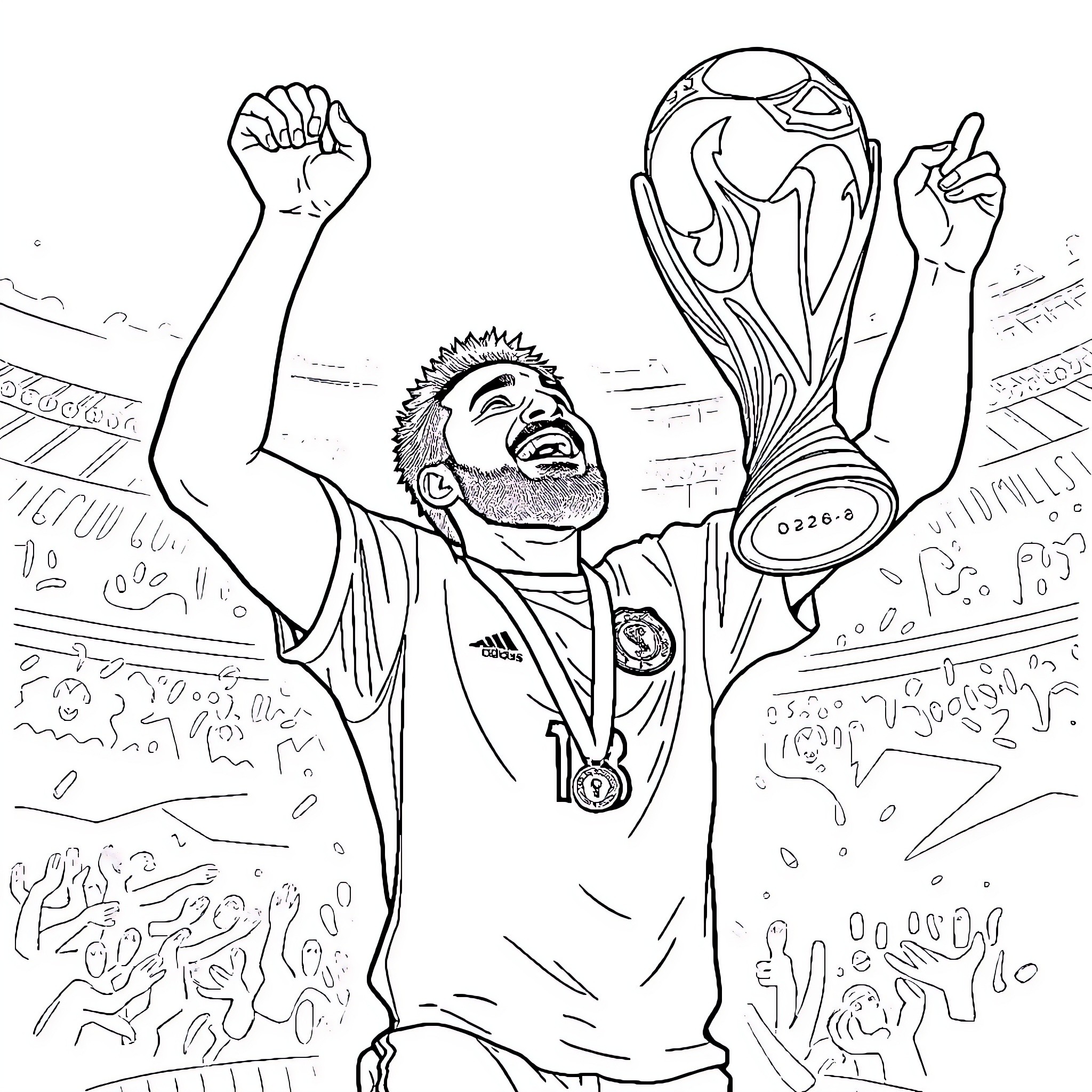 Best Lamine Yamal Coloring Pages (Free Printable PDF)