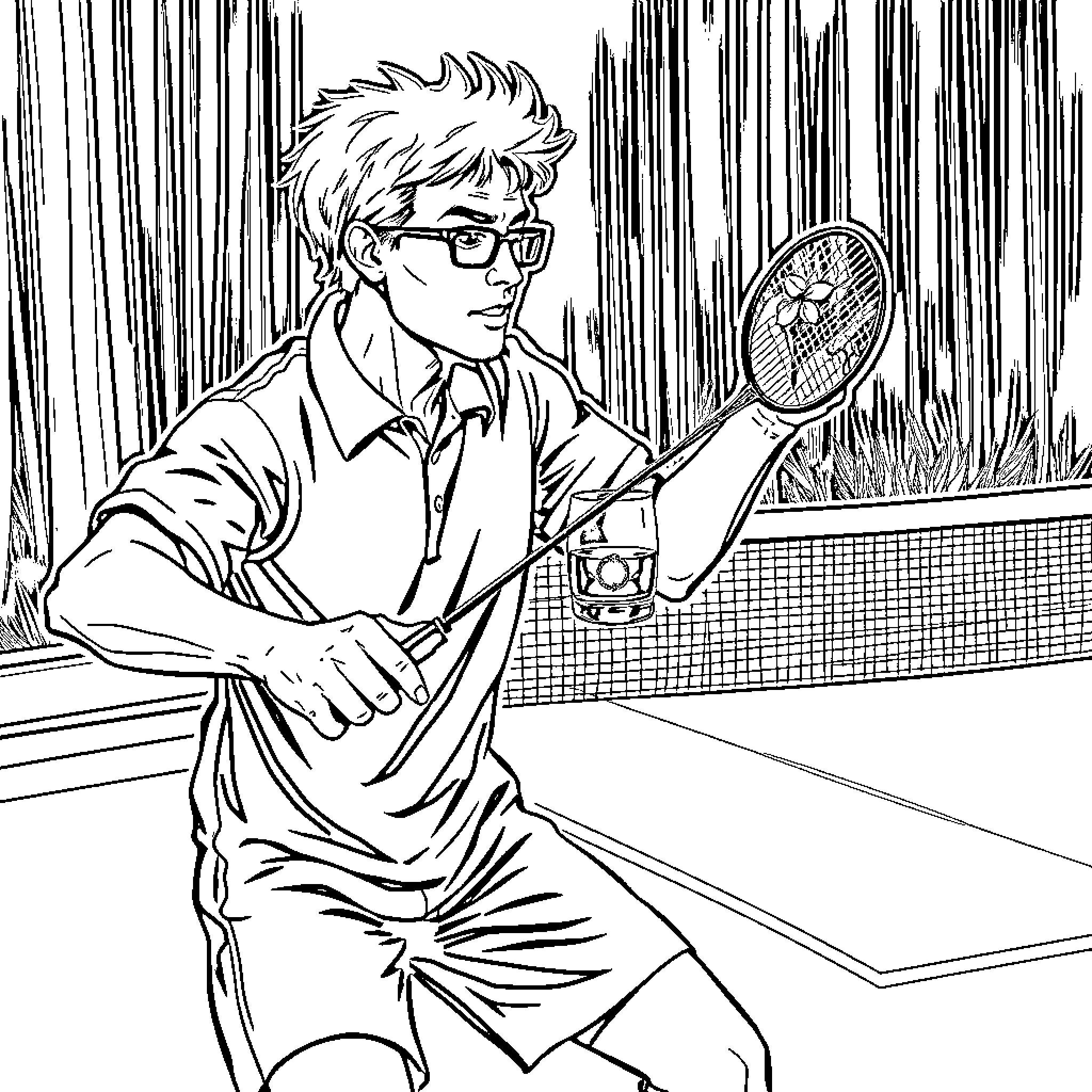 Best Badminton Coloring Pages (Free Printable PDF)
