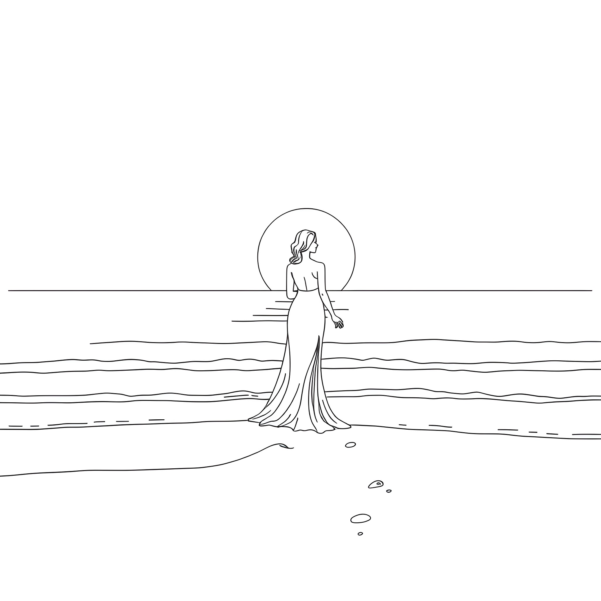 Best Lady Coloring Pages (Free Printable PDF)