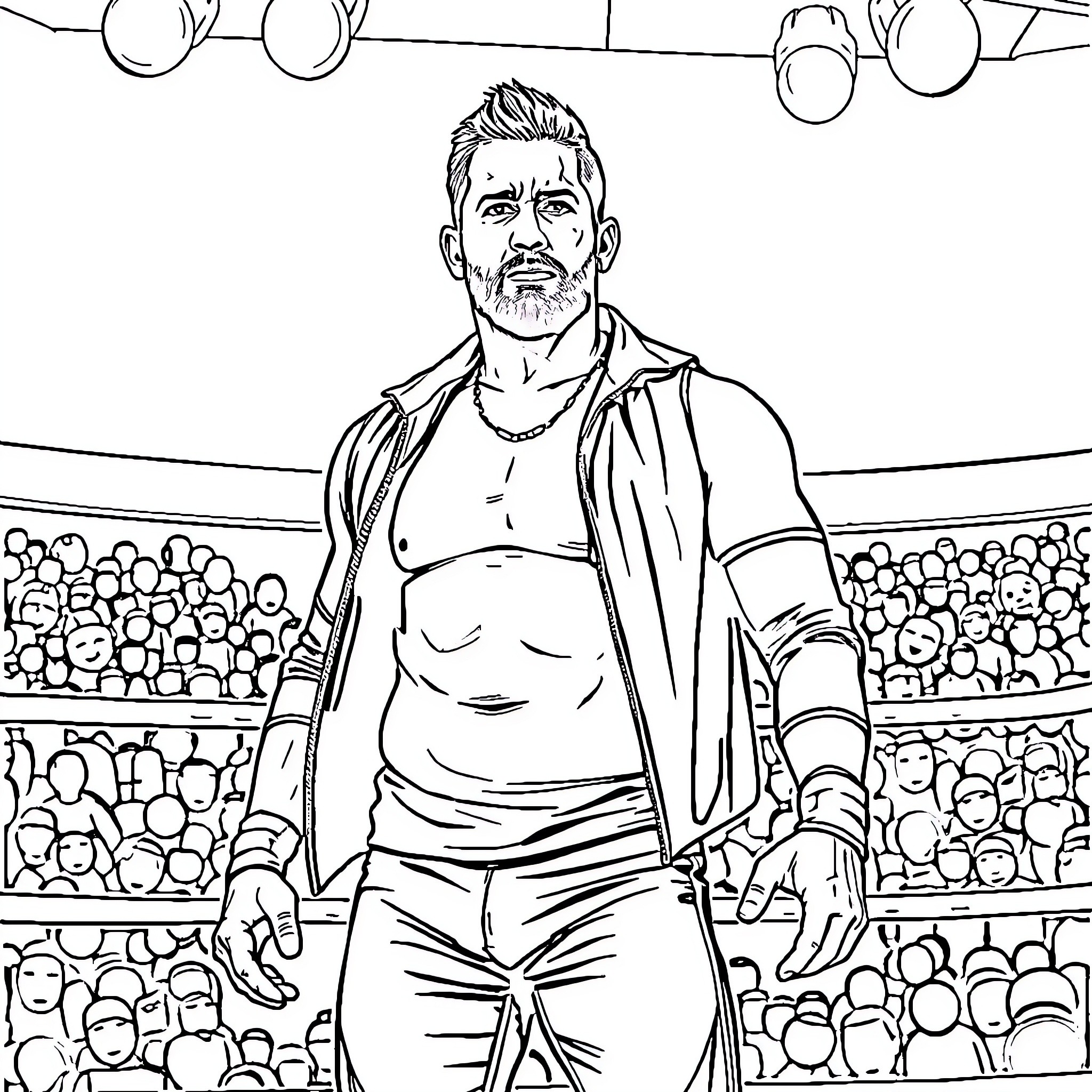 Best Cm Punk Coloring Pages (Free Printable PDF)
