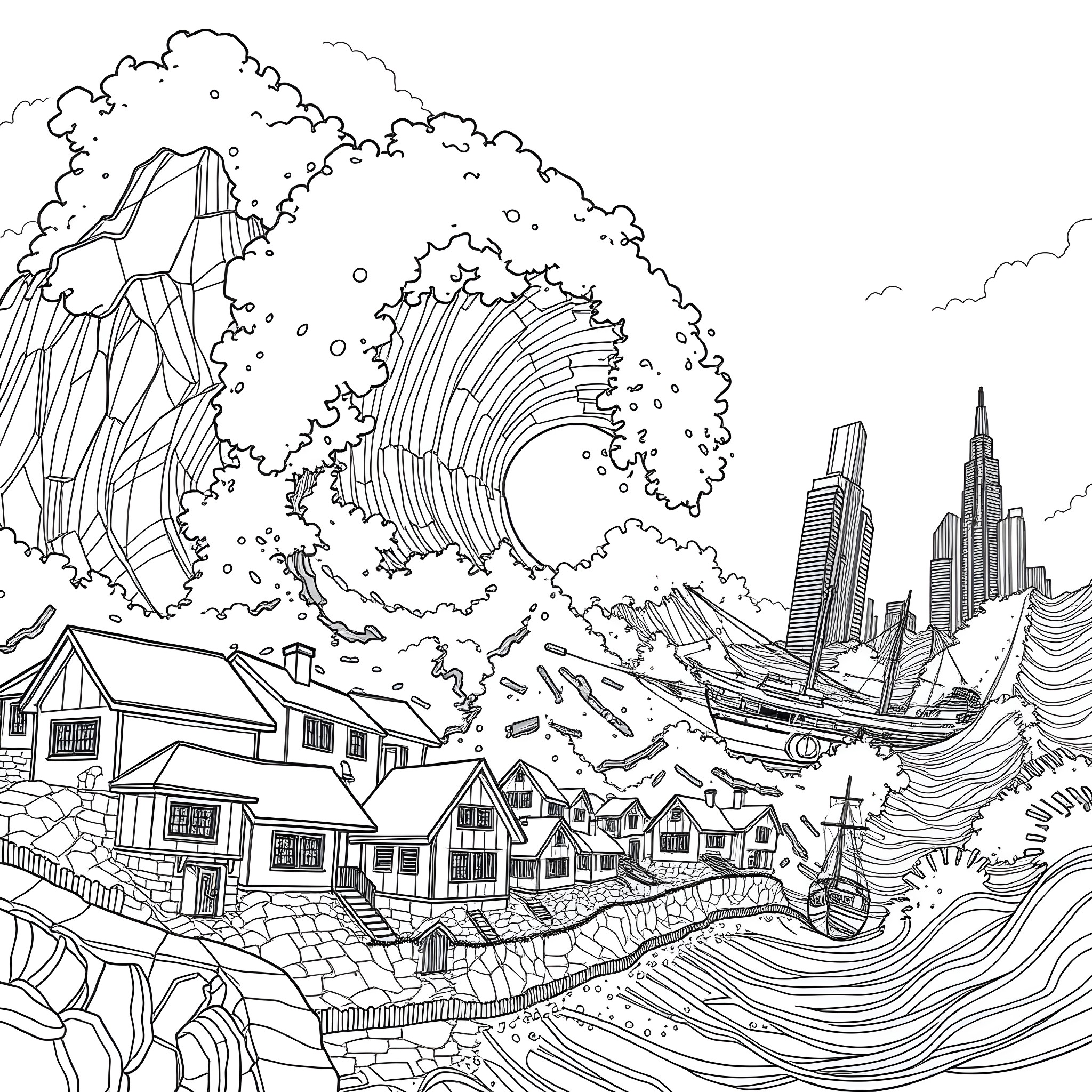 Best Earthquake Coloring Pages (Free Printable PDF)