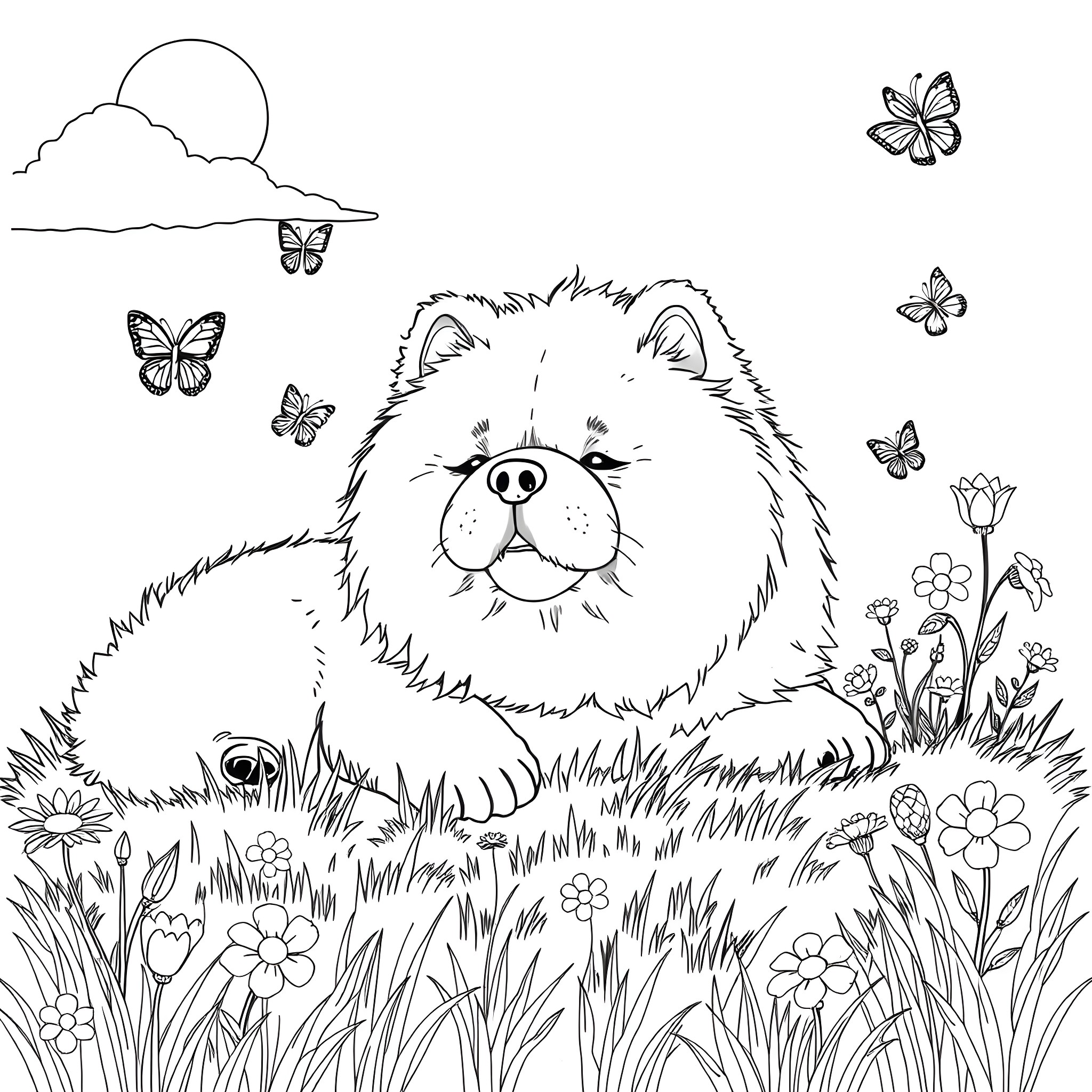 Best Chow Chow Coloring Pages (Free Printable PDF)