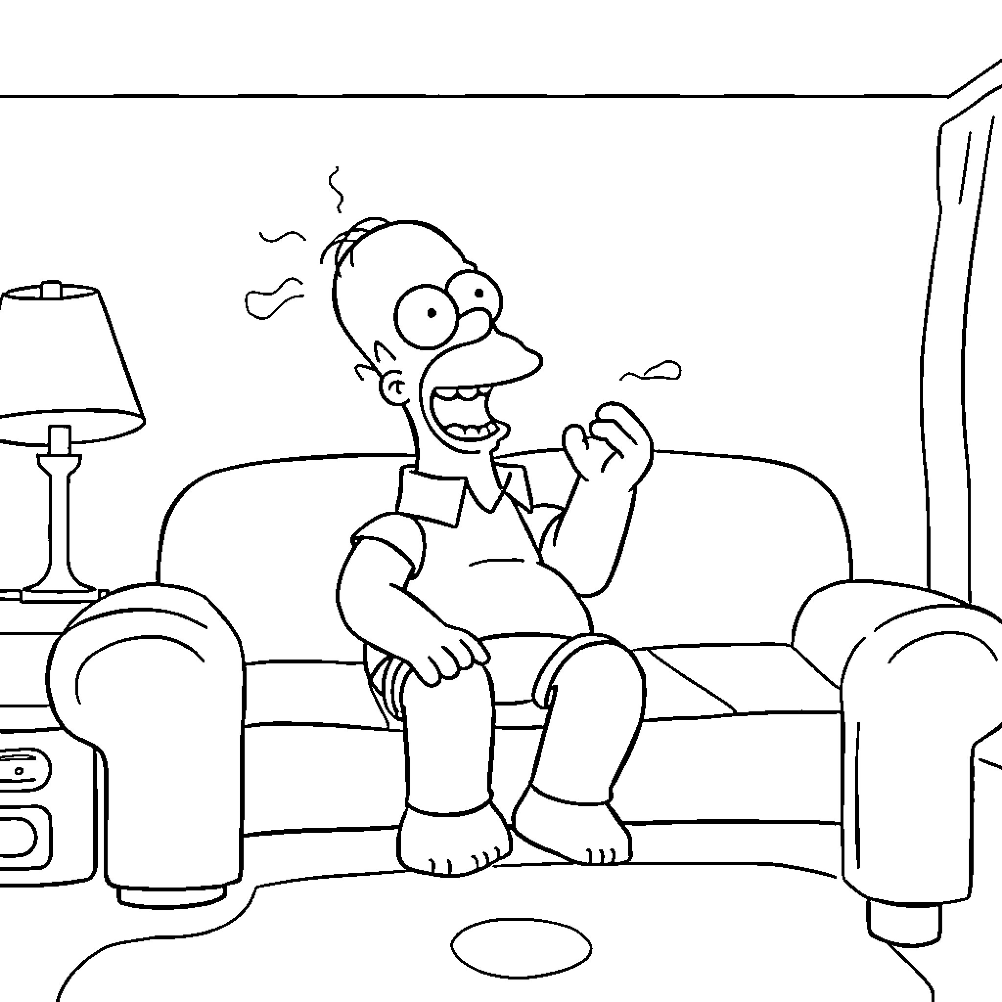 Best Homer Simpson Coloring Pages (Free Printable PDF)