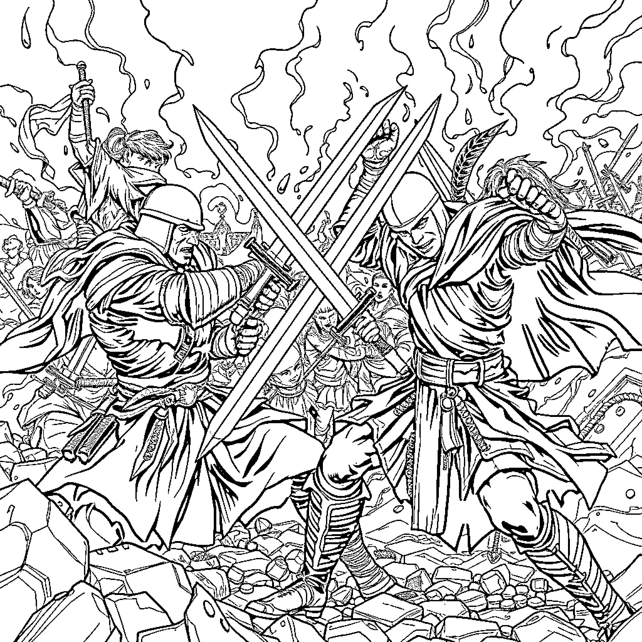 Best Combat Coloring Pages (Free Printable PDF)
