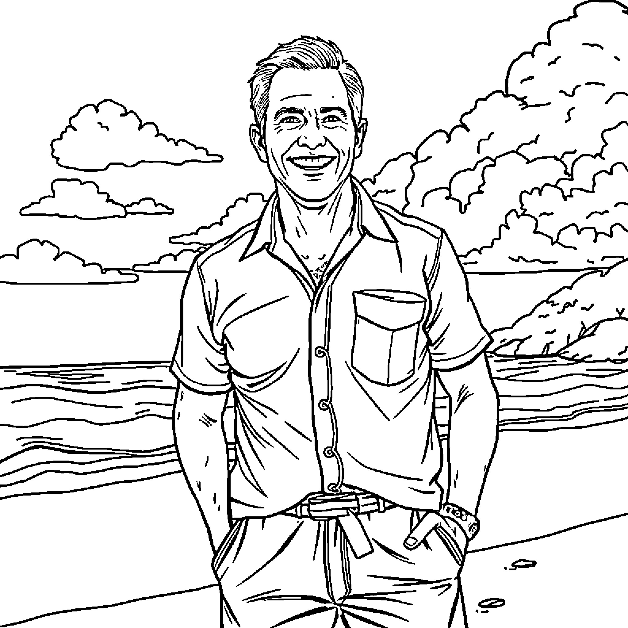 Best Jeff Probst Coloring Pages (Free Printable PDF)