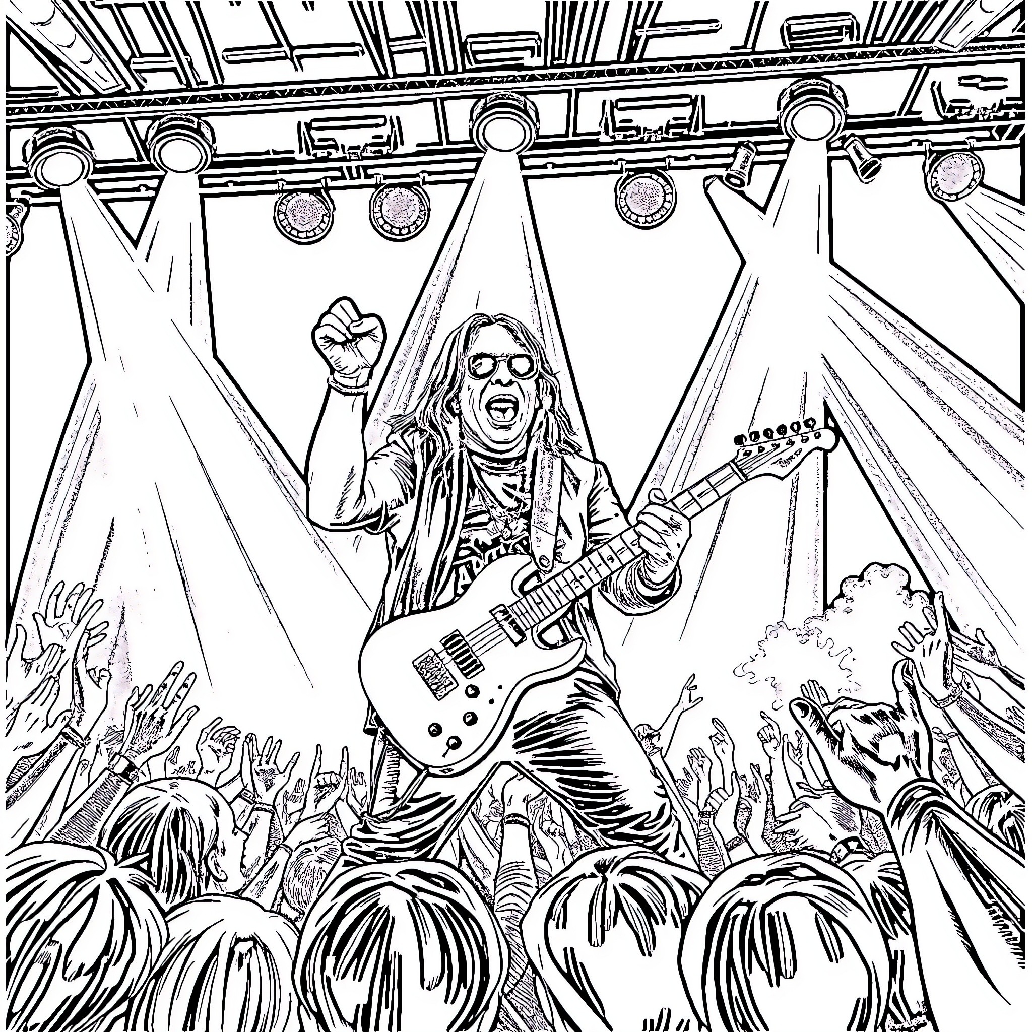 Best Ozzy Osbourne Coloring Pages (Free Printable PDF)