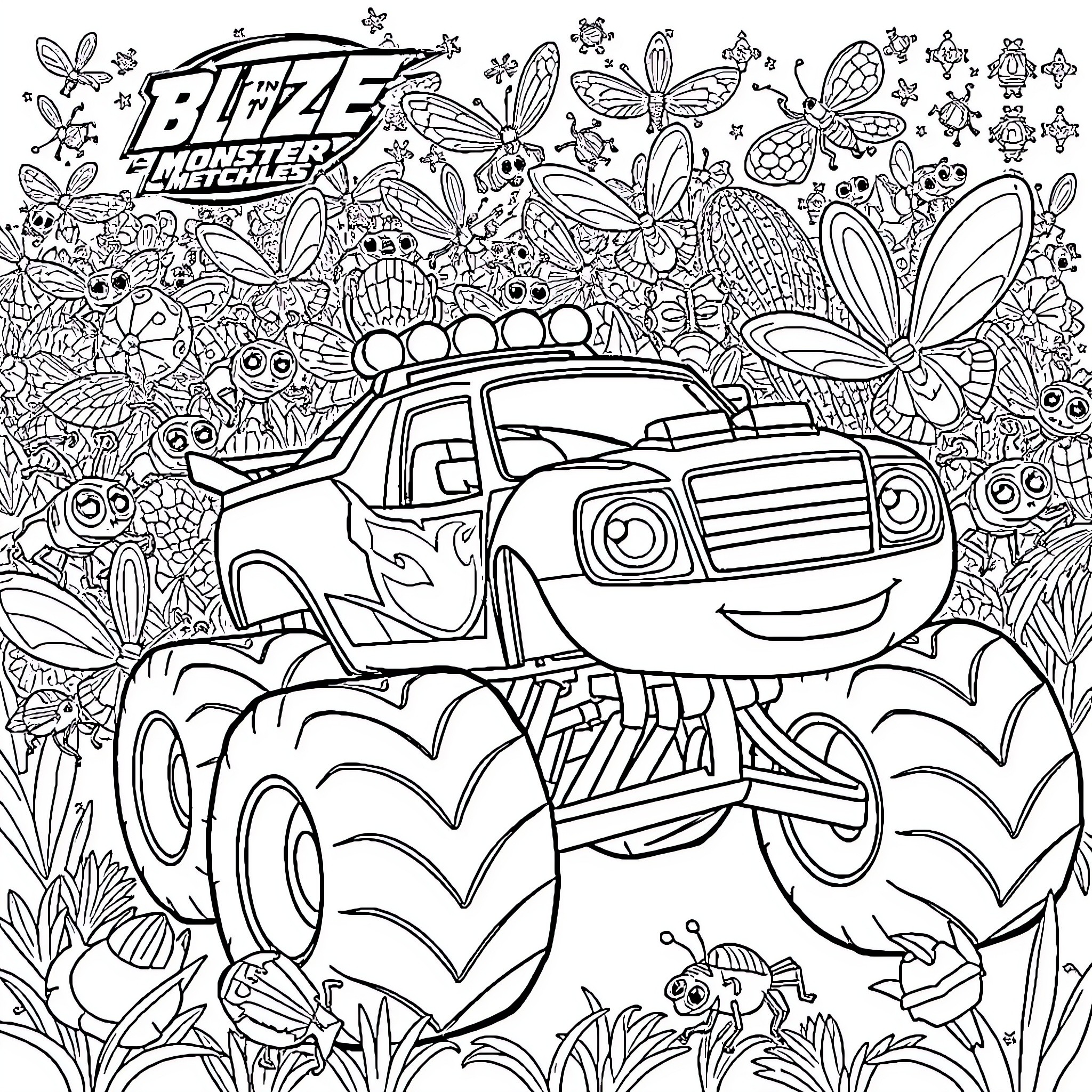 Best Blaze Coloring Pages (Free Printable PDF)