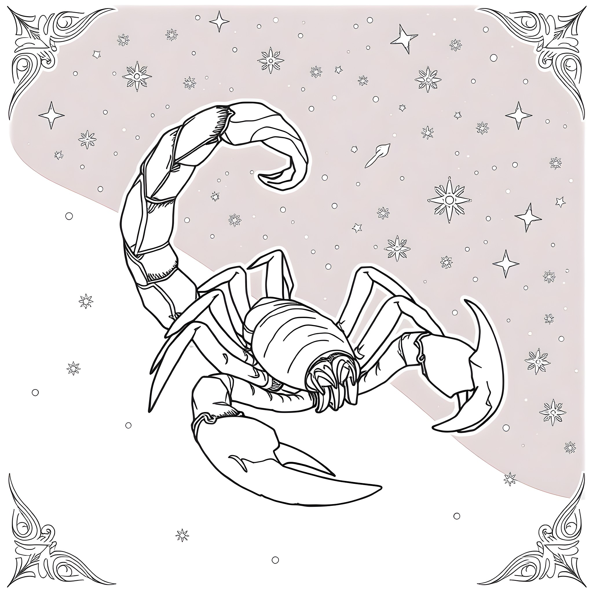 Best Scorpio Coloring Pages (Free Printable PDF)