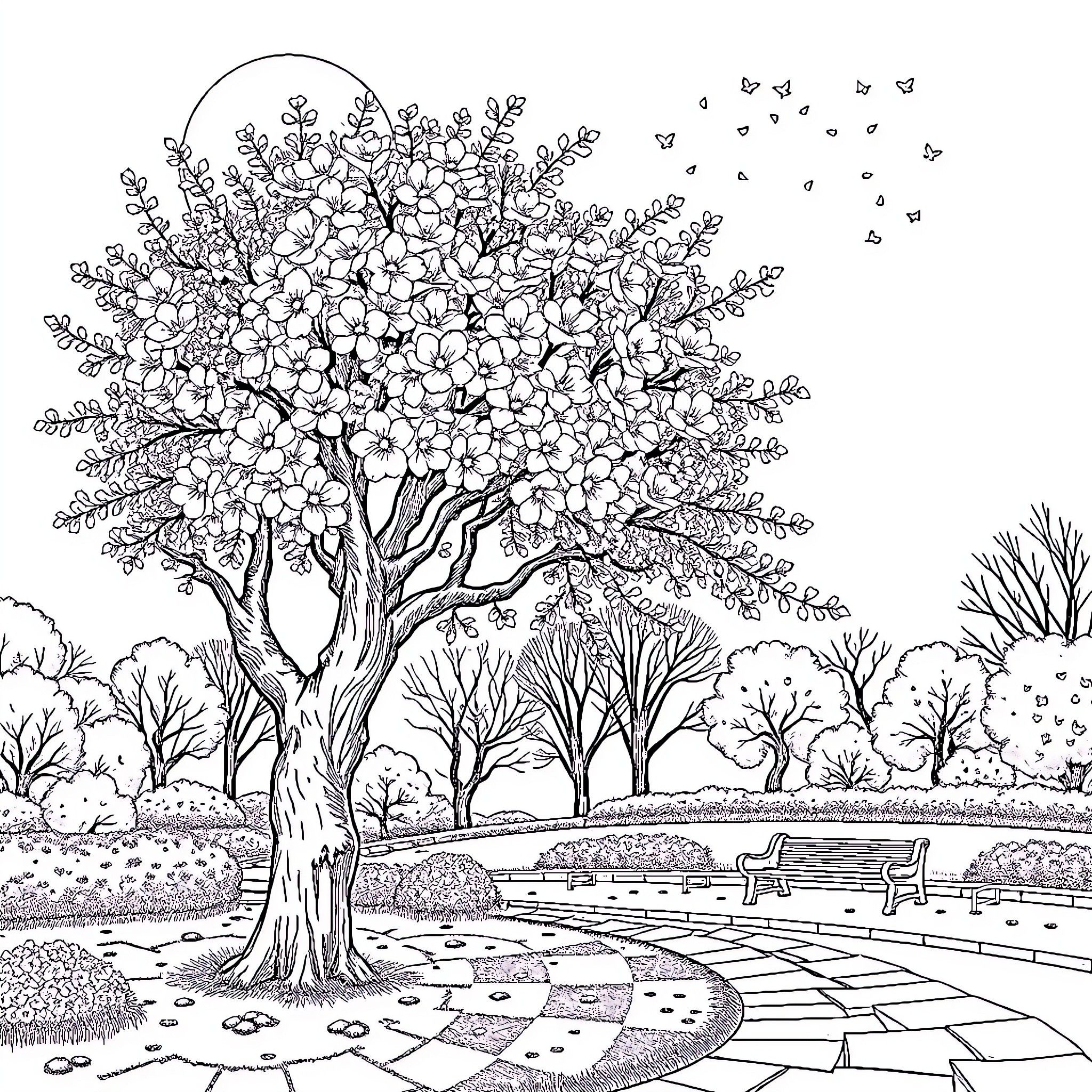 Best Sakura Coloring Pages (Free Printable PDF)