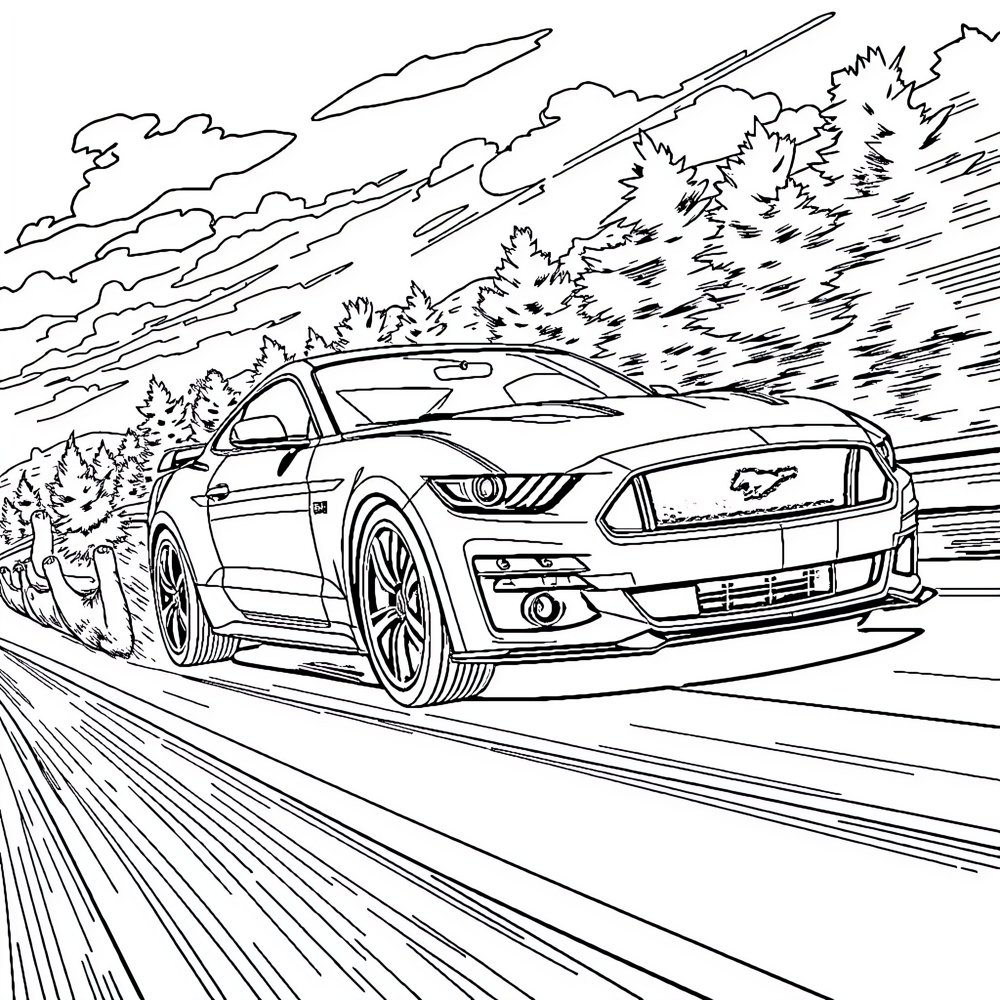 84 Best Mustang Coloring Pages (Free Printable PDFs)