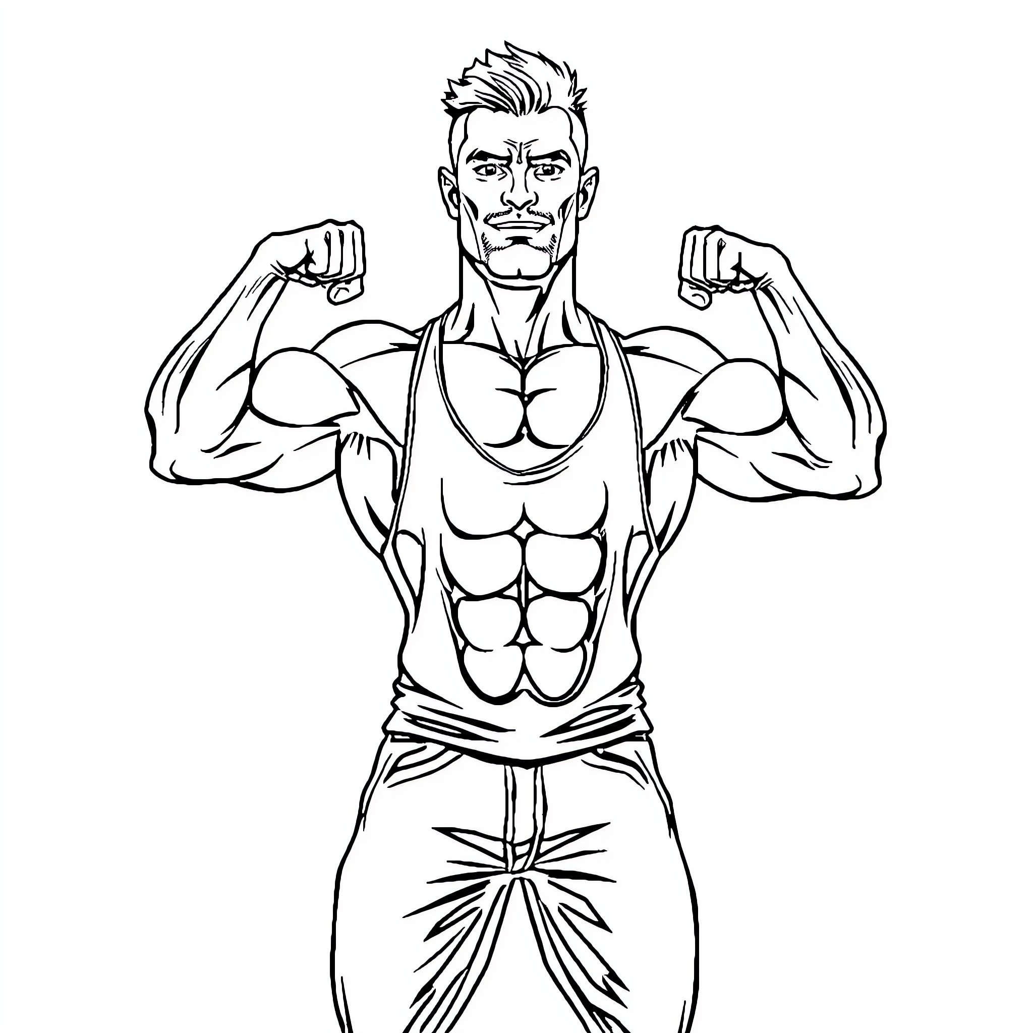 10 Best Muscle Man Coloring Pages (Free Printable PDFs)