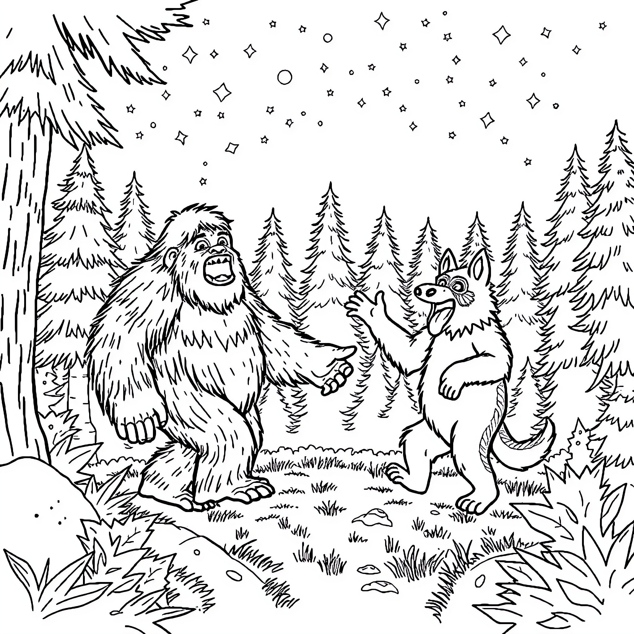 Best Cryptid Coloring Pages (Free Printable PDF)