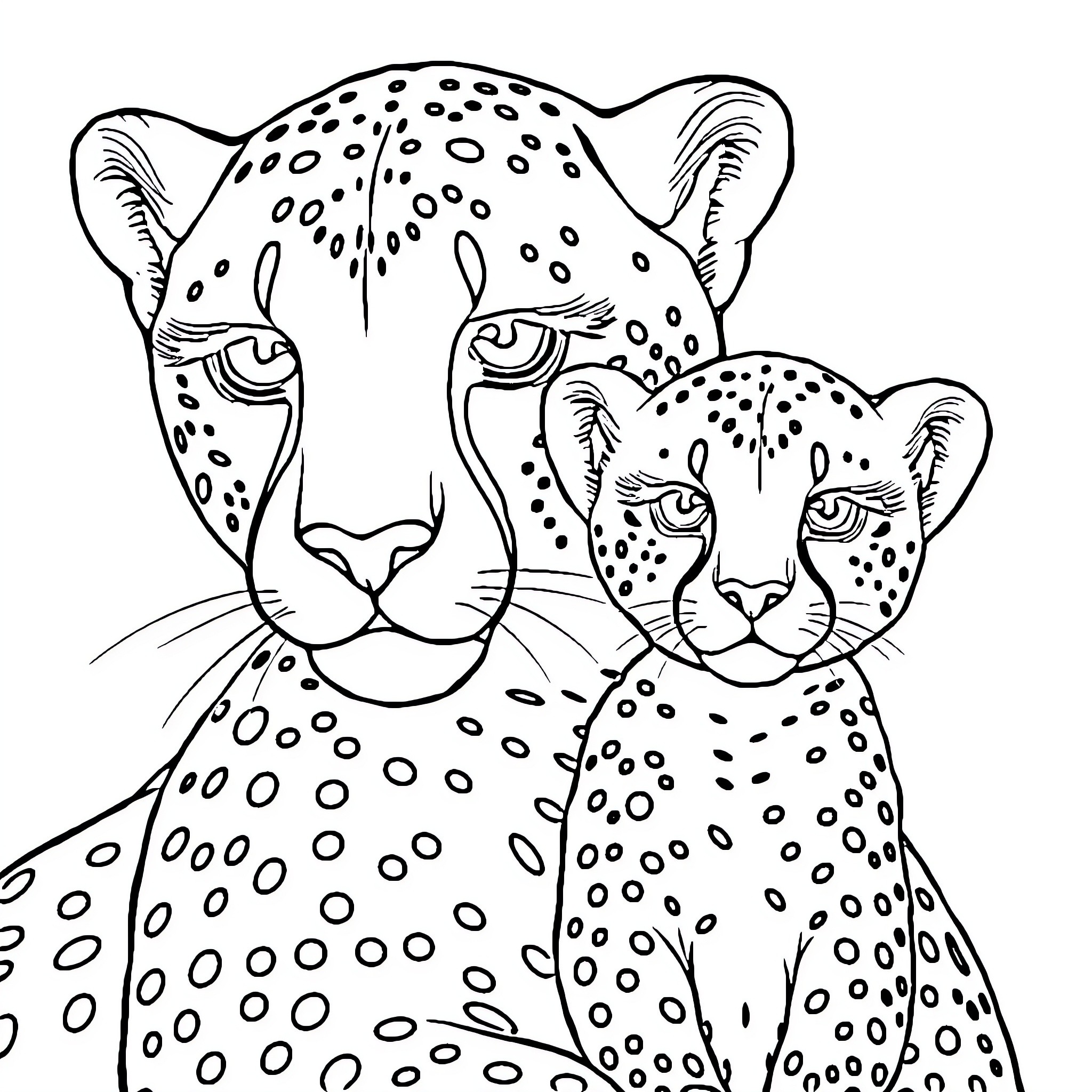 32 Best Cheetah Coloring Pages (Free Printable PDFs)