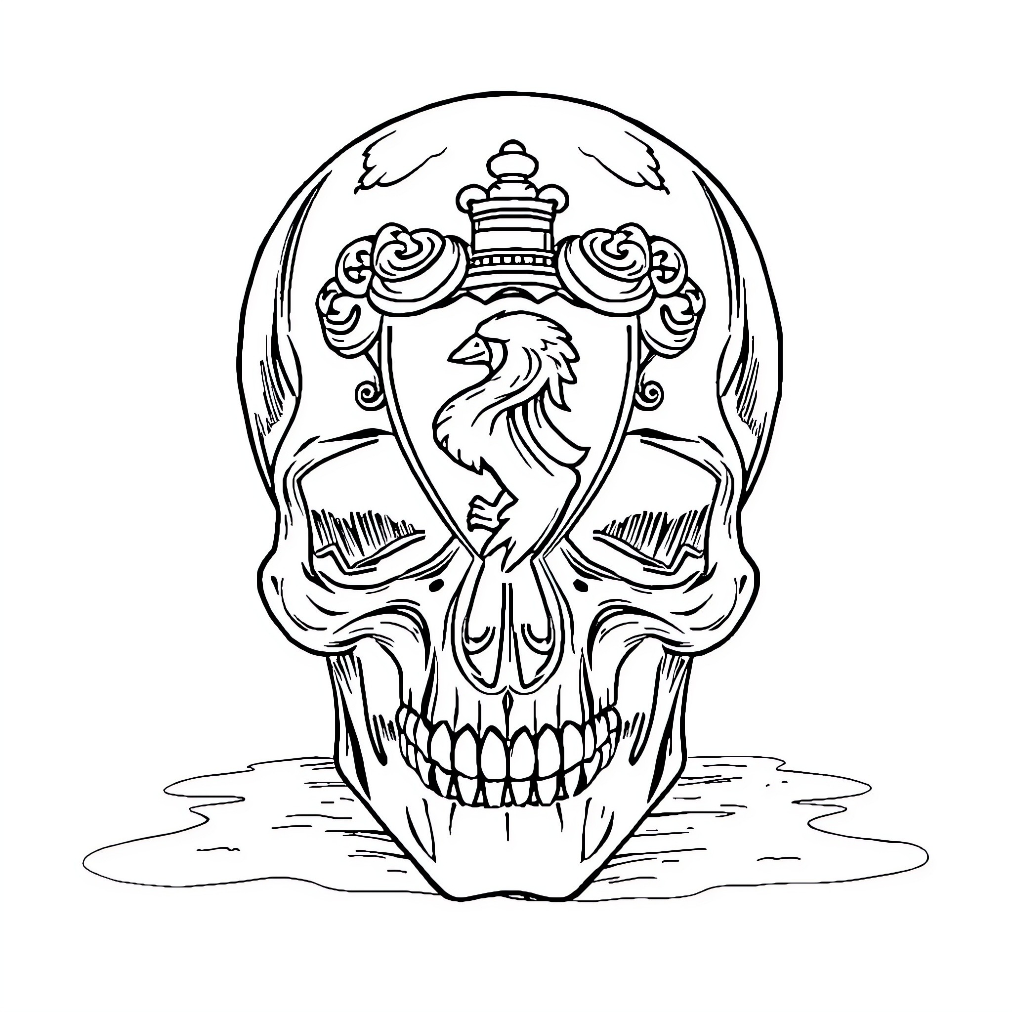 Best Skull Coloring Pages (Free Printable PDF)