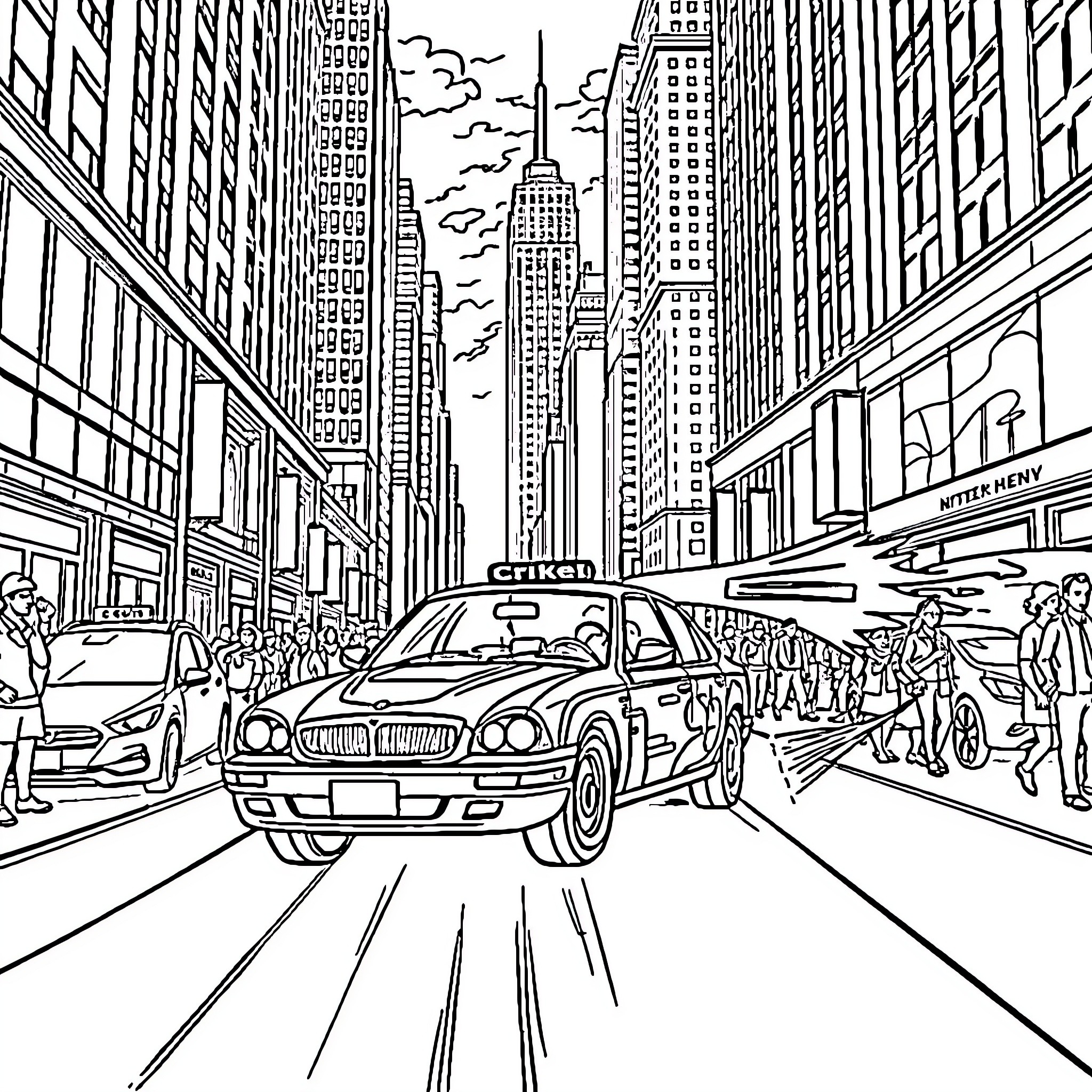 Best Car Coloring Pages (Free Printable PDF)