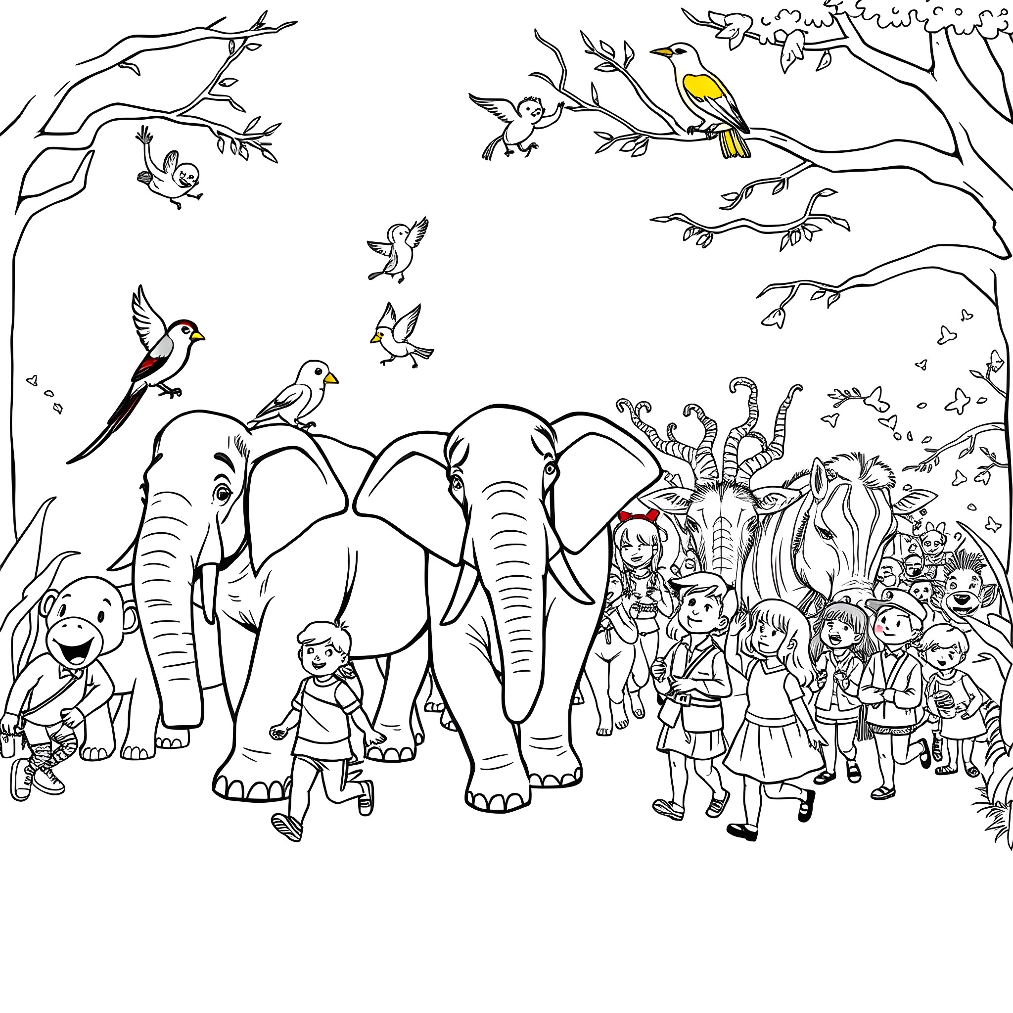 Best Zoo Animal Coloring Pages (Free Printable PDF)