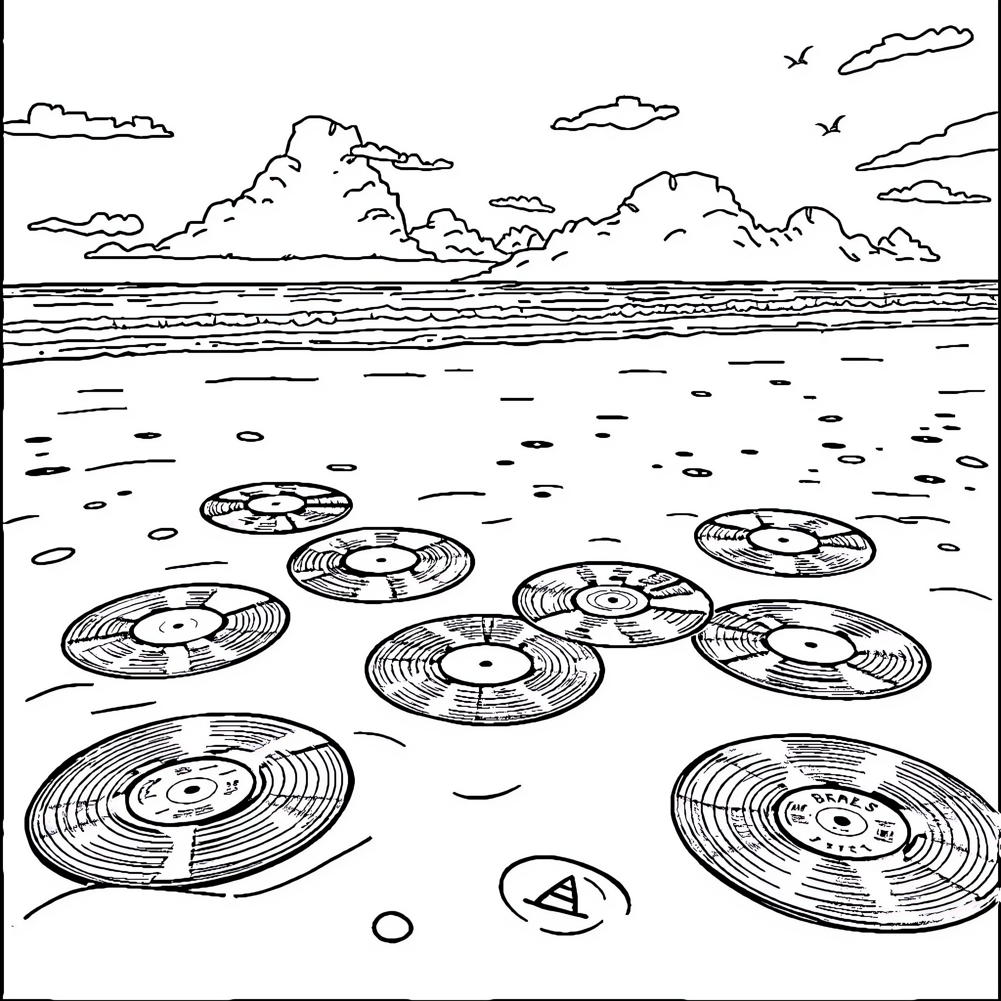 Best Vinyl Record Coloring Pages (Free Printable PDF)