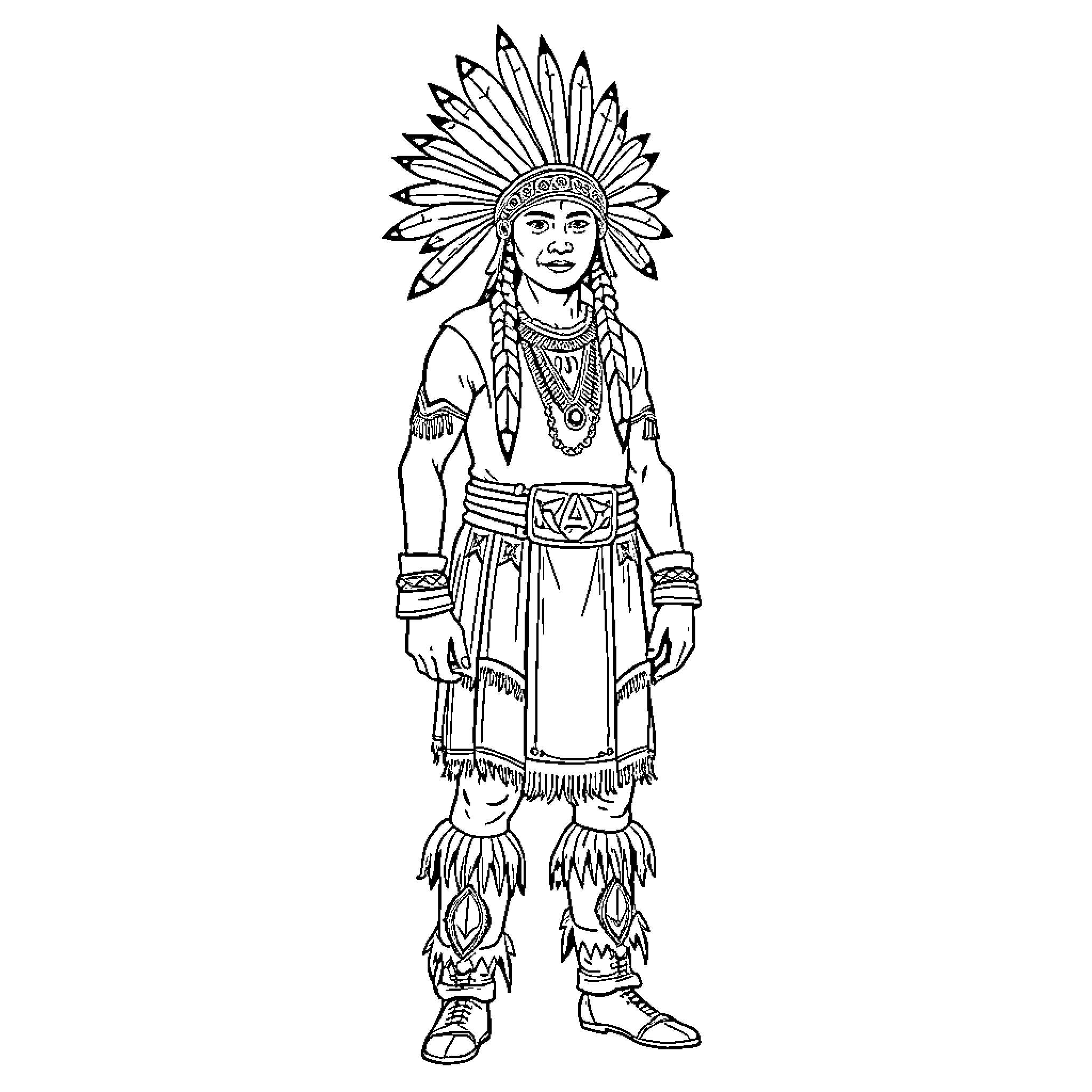 Best Native American Coloring Pages (Free Printable PDF)