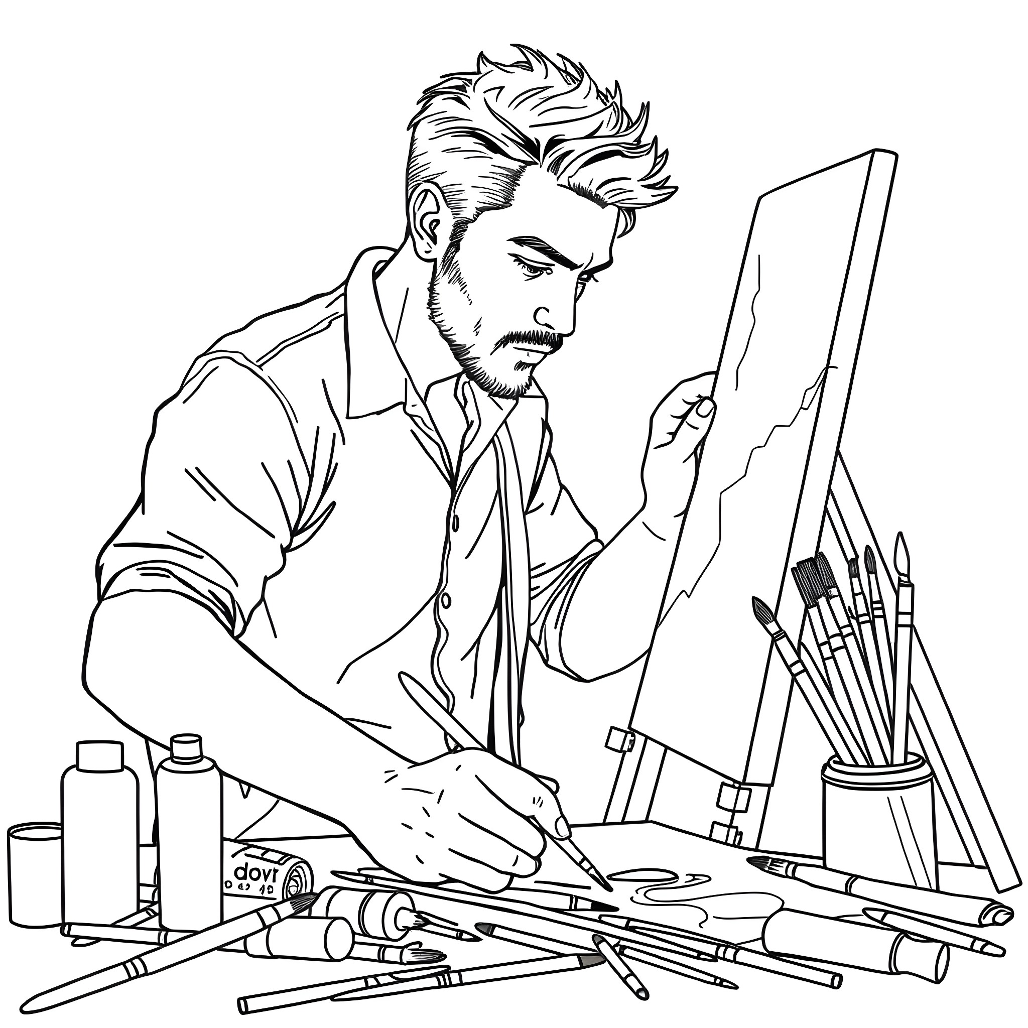 Best Male Coloring Pages (Free Printable PDF)
