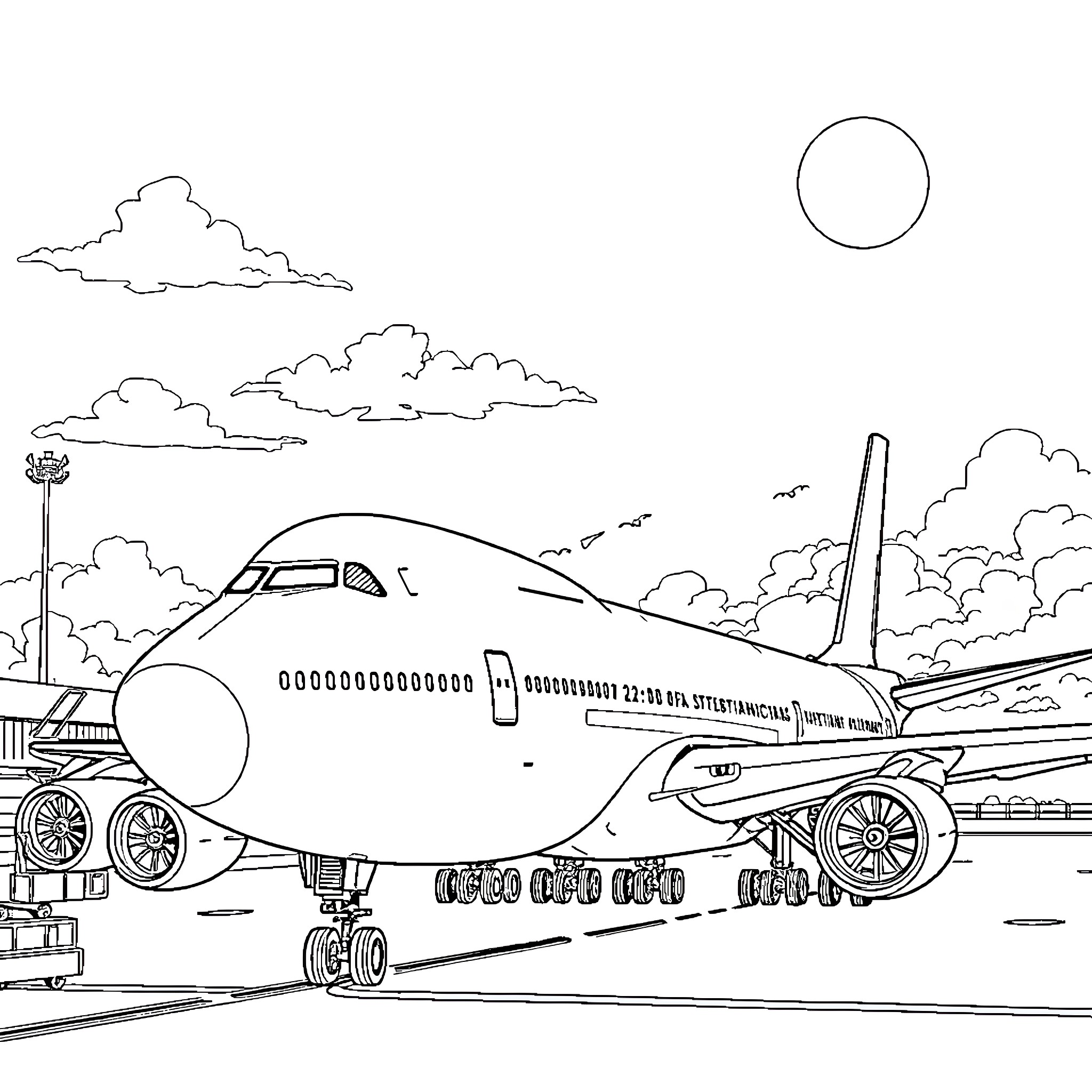 Best Boeing 747 Coloring Pages (Free Printable PDF)