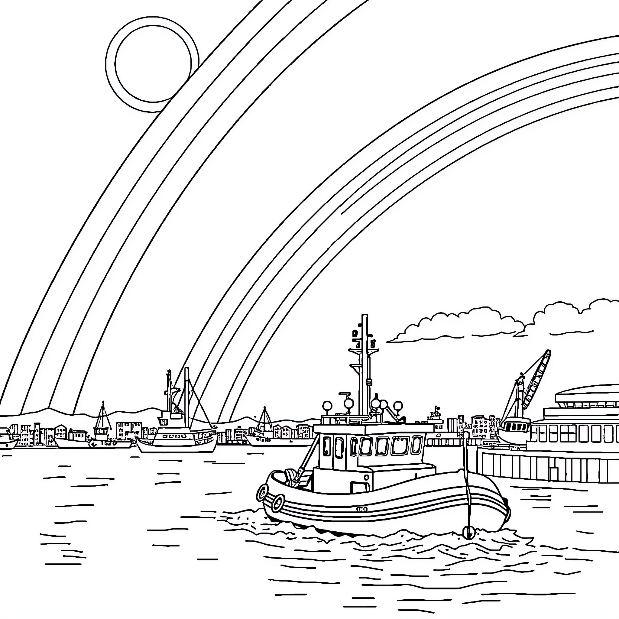 Best Tug Boat Coloring Pages (Free Printable PDF)