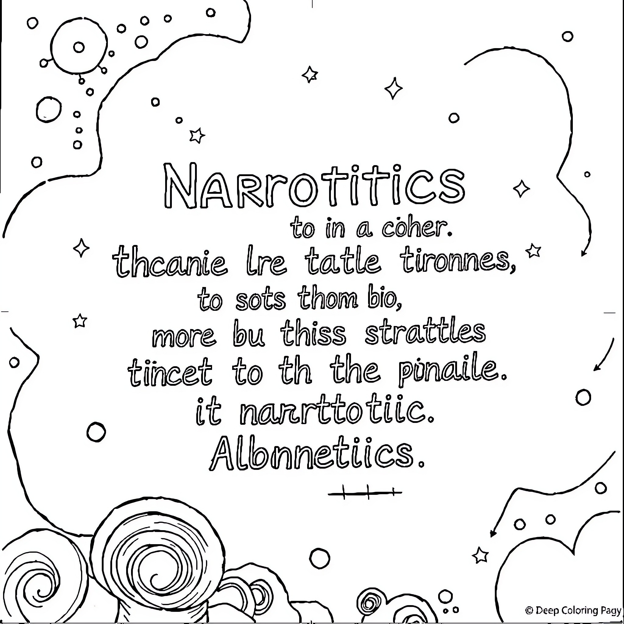 Best Narcotics Anonymous Coloring Pages (Free Printable PDF)