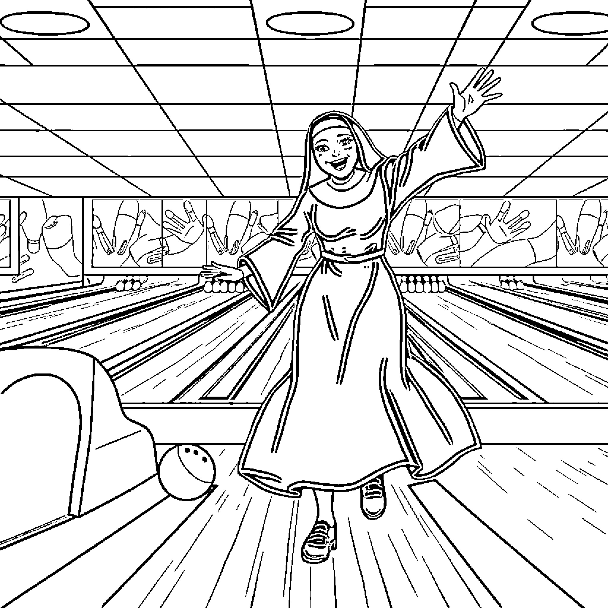 Best Nun Coloring Pages (Free Printable PDF)