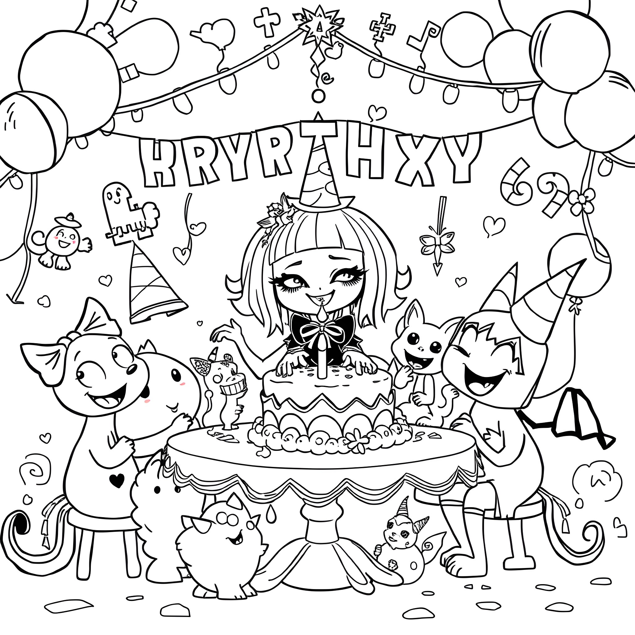 Best Ruby Gloom Coloring Pages (Free Printable PDF)