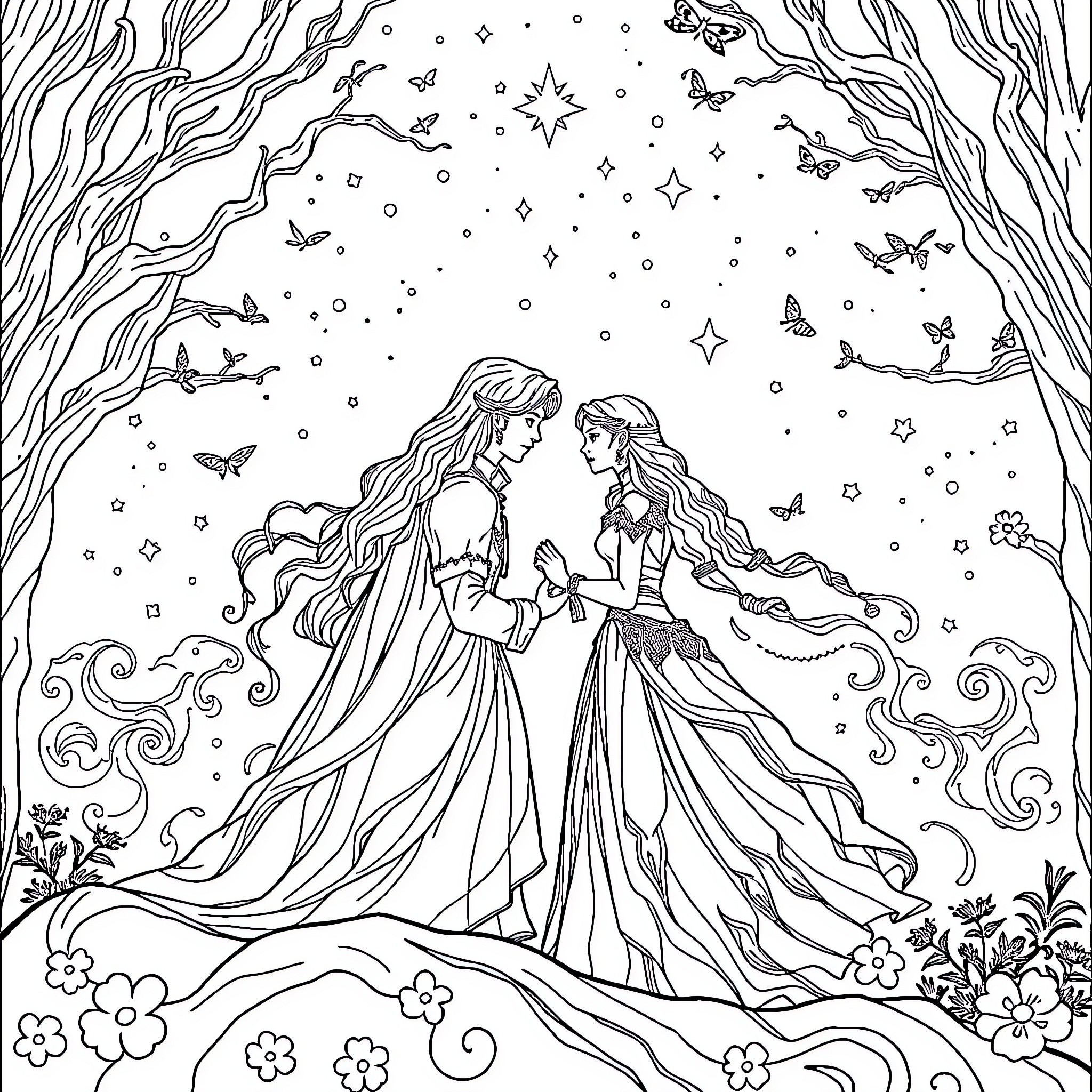 Best ACOTAR Coloring Pages (Free Printable PDF)