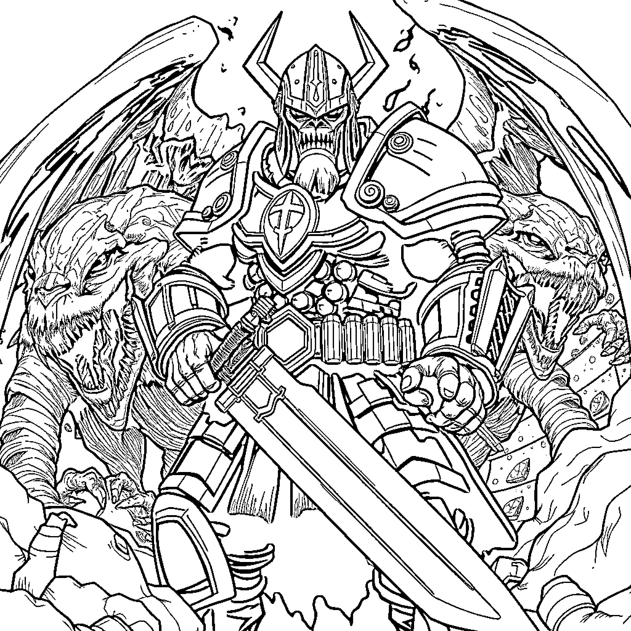 Best Doomslayer Coloring Pages (Free Printable PDF)