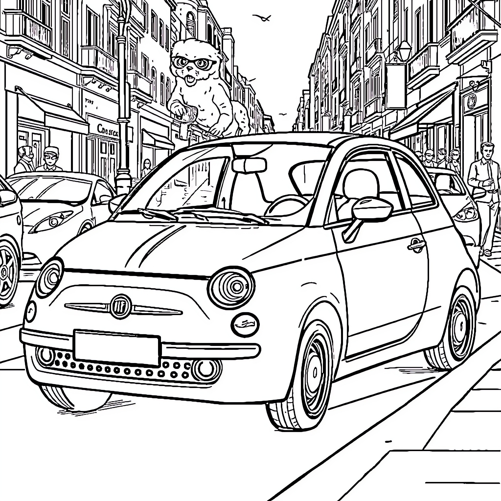 8 Best Fiat Coloring Pages (Free Printable PDFs)
