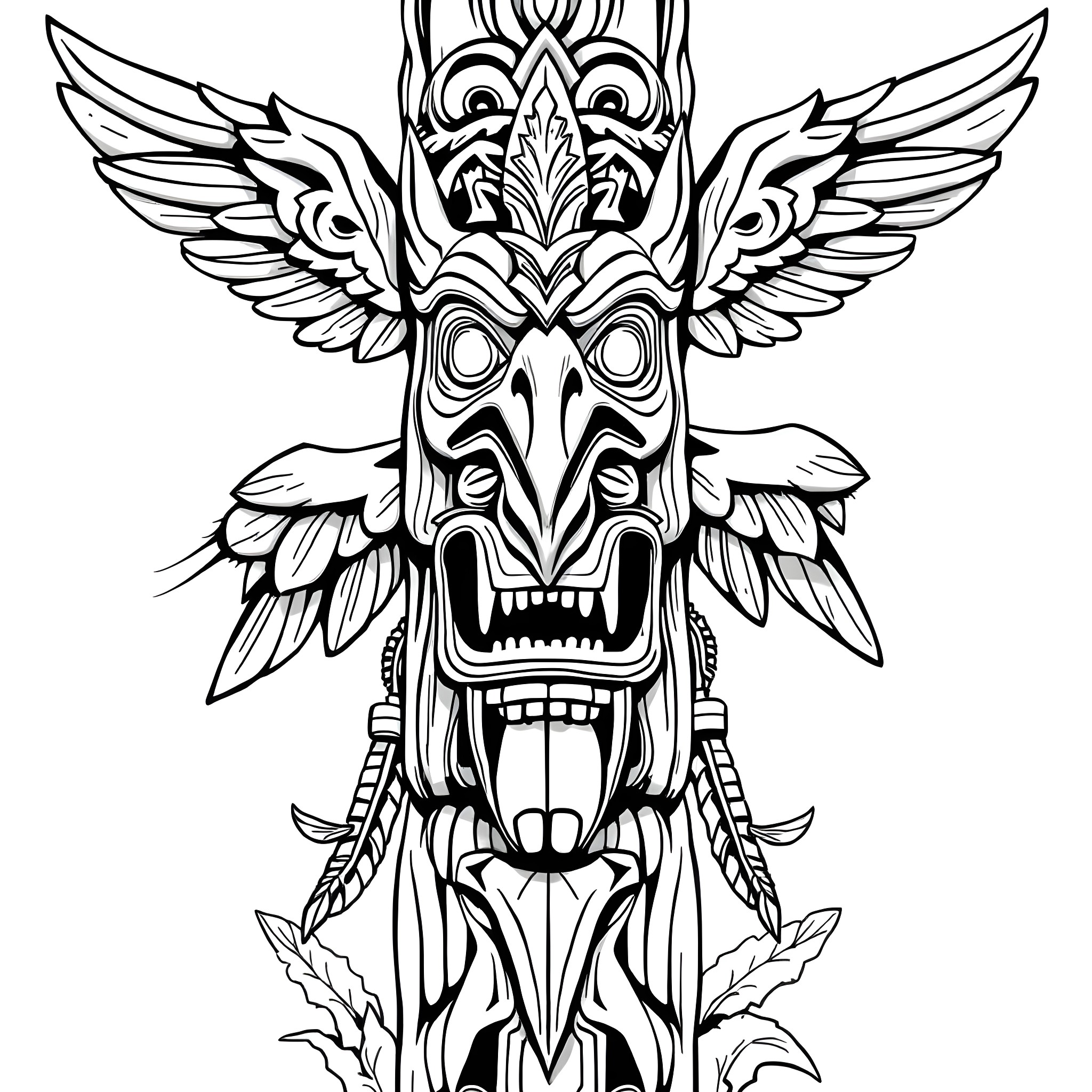 Best Wendigo Coloring Pages (Free Printable PDF)