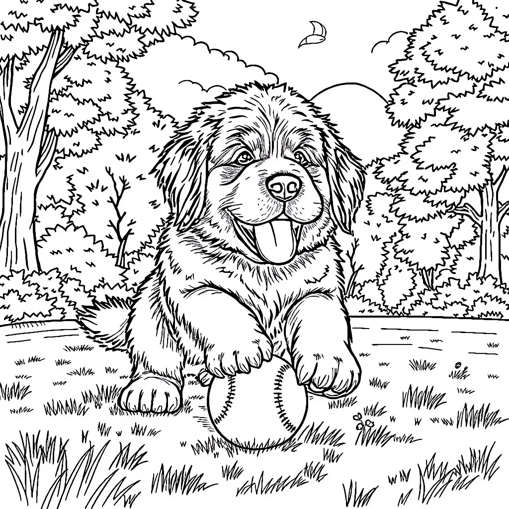 Best Newfoundland Coloring Pages (Free Printable PDF)