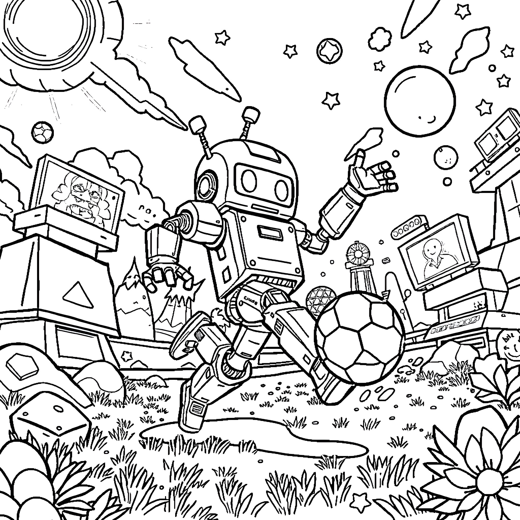 Best Astrobot Coloring Pages (Free Printable PDF)