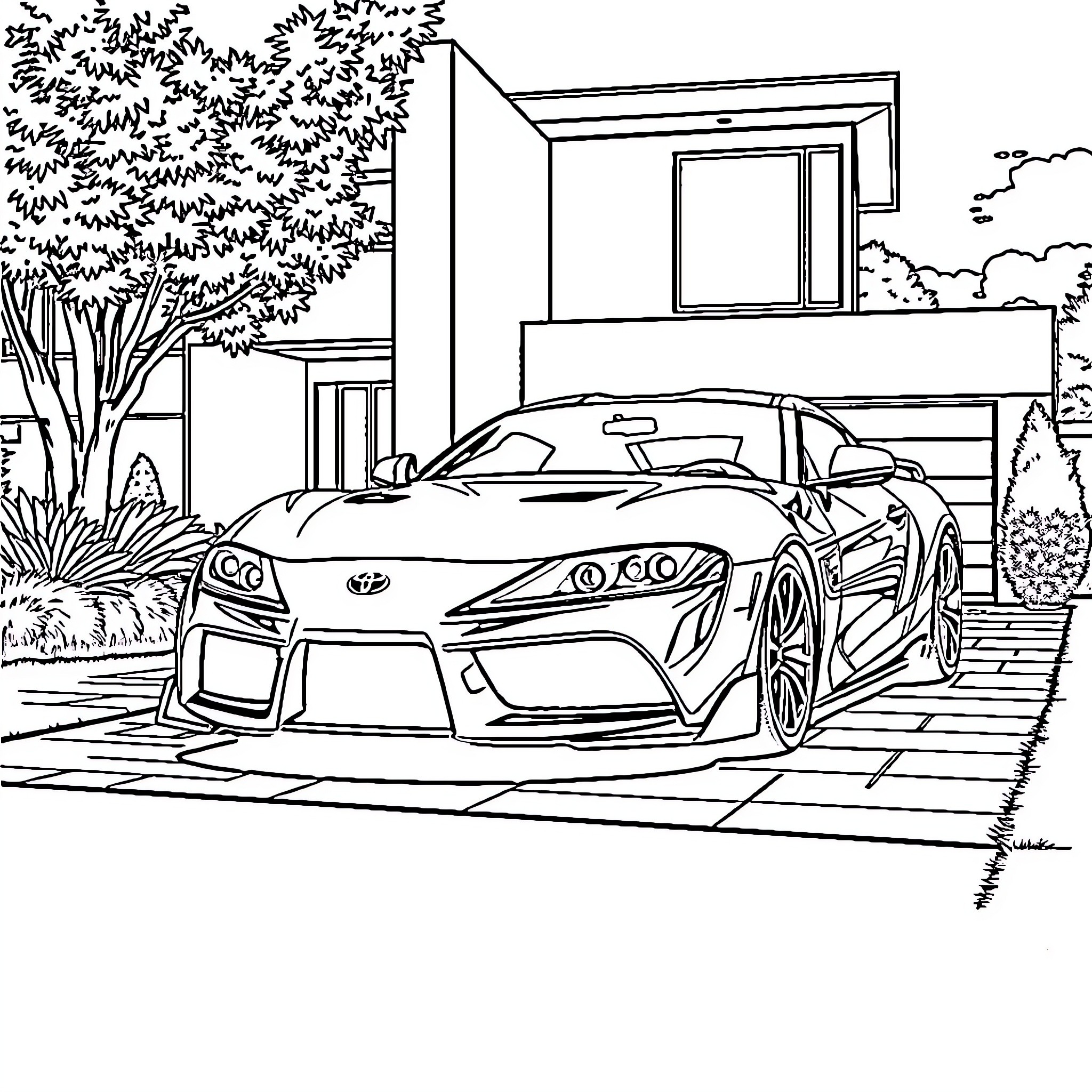 Best Toyota Supra Coloring Pages (Free Printable PDF)