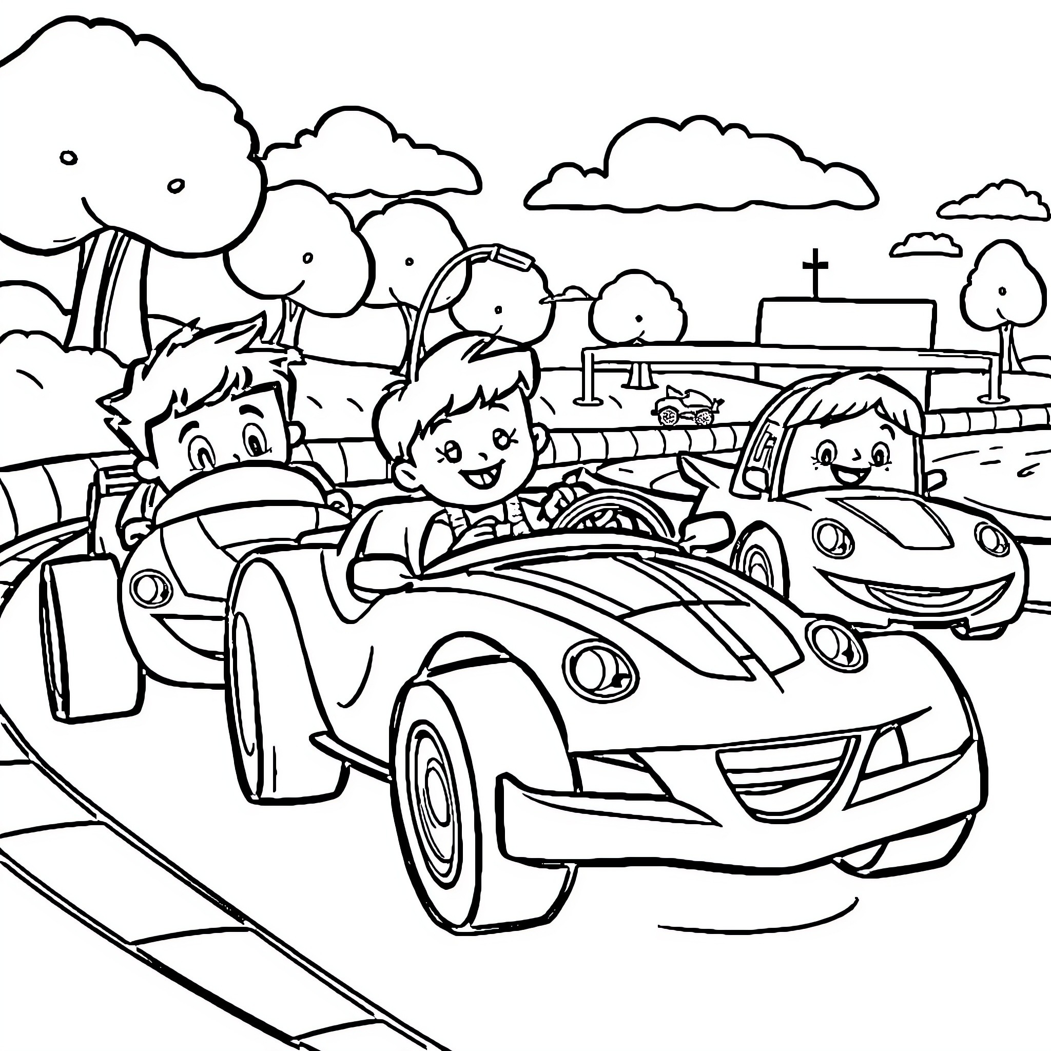 Best Car Coloring Pages (Free Printable PDF)